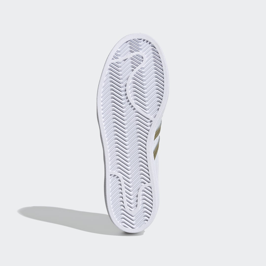 adidas Superstar Cloud White / Gold Metallic / Cloud White (FX7483)