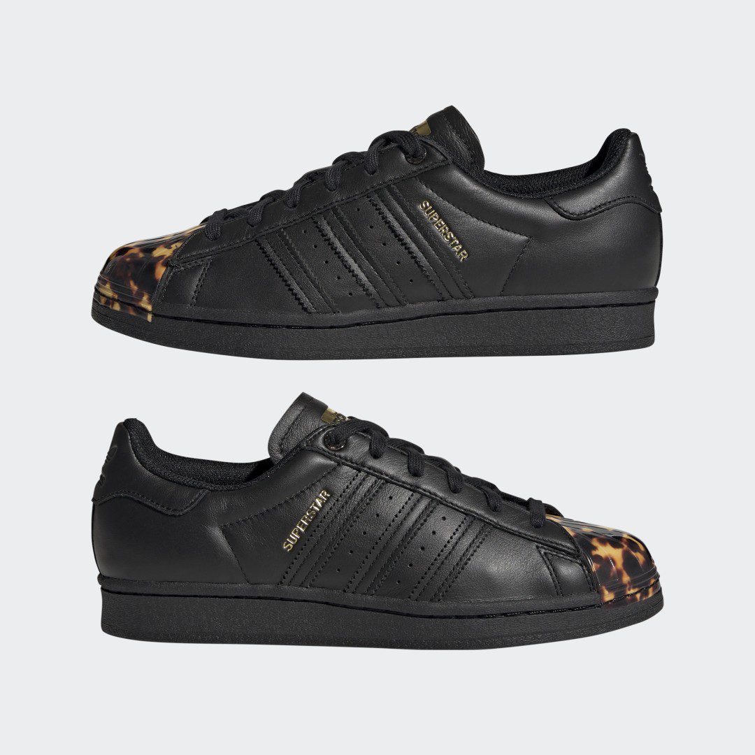 adidas Superstar Core Black / Clear Sky / Gold Metallic (GY1031)