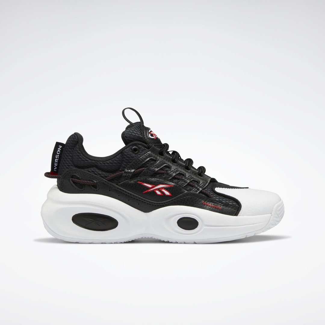 Reebok Solution Mid Schoenen Core Black / Cloud White / Vector Red