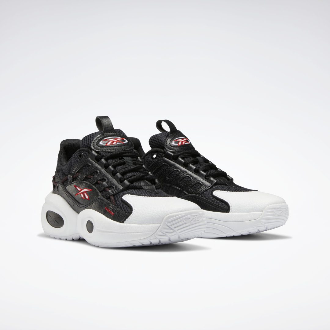 Reebok Solution Mid Schoenen Core Black / Cloud White / Vector Red