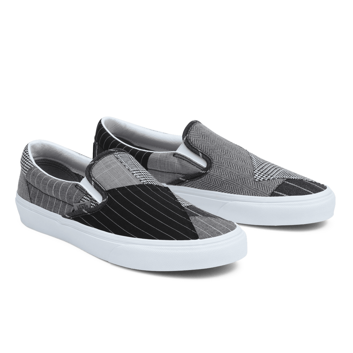 VANS Classic Slip-on Patchwork Grijs (VN0A7Q4NHMU)