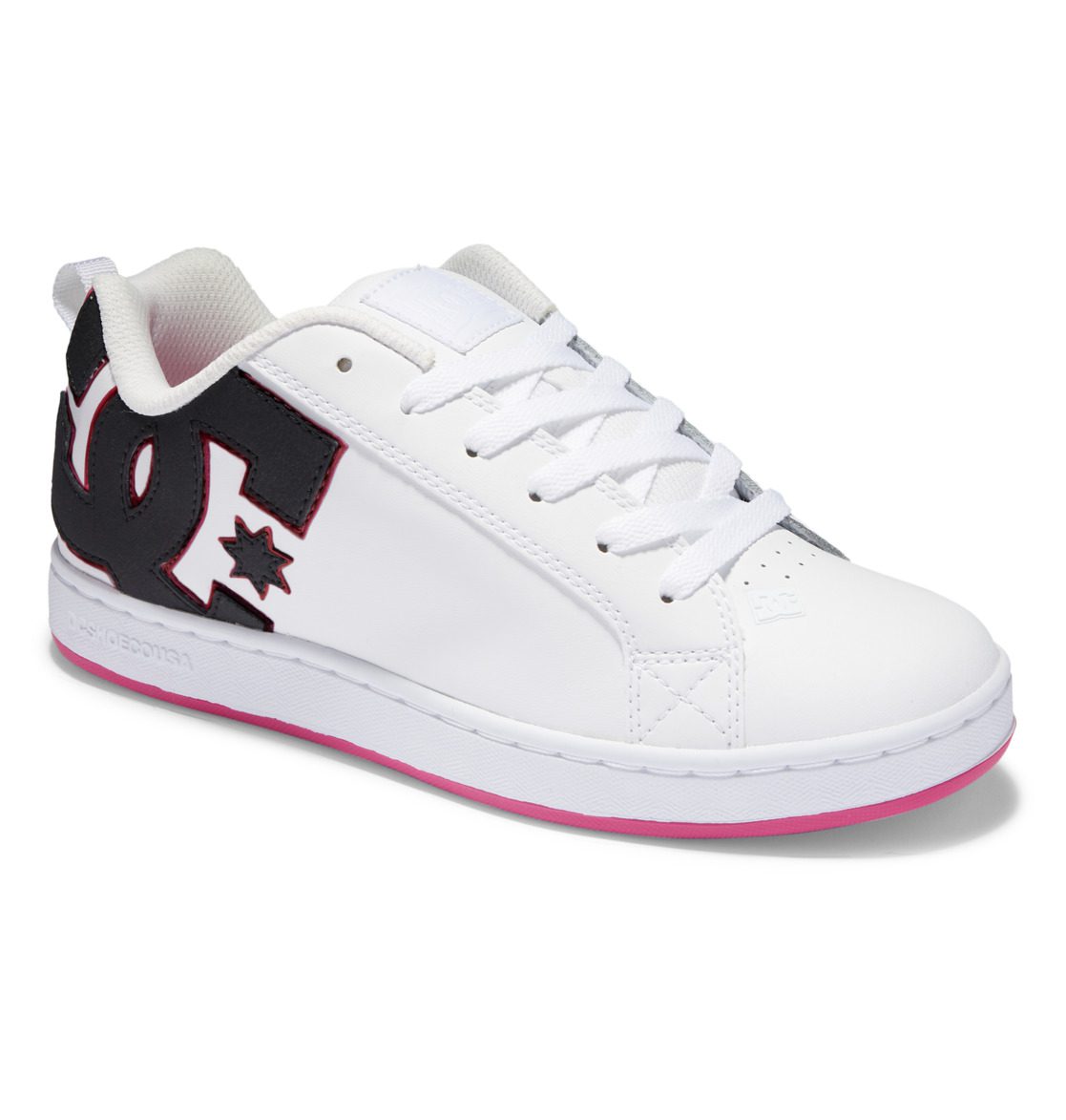 DC Shoes Court Graffik black/white/crazy pink (300678-BW1)