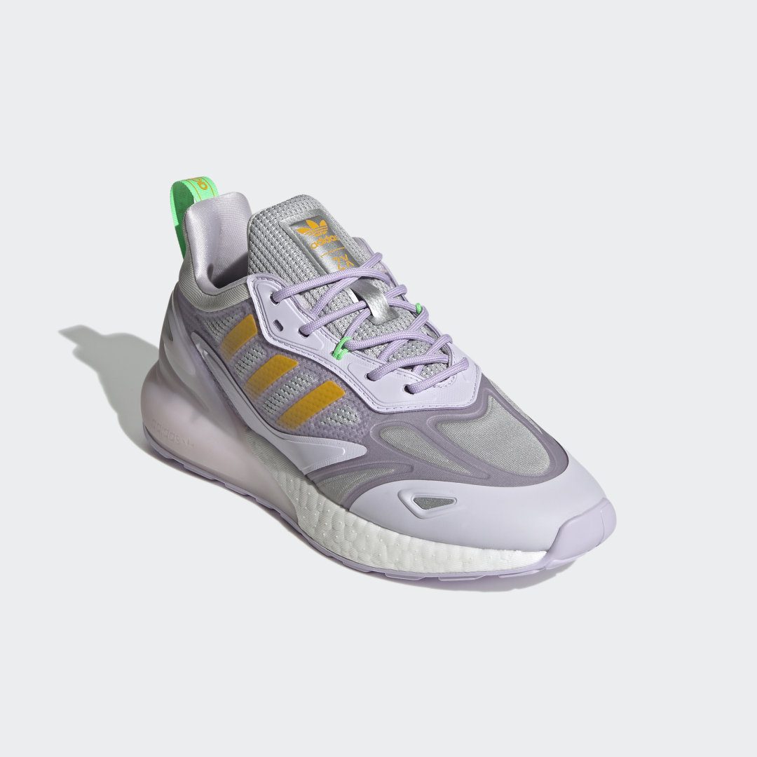 adidas ZX 2K Boost 2.0 Purple Tint / Semi Solar Gold / Matte Silver ...