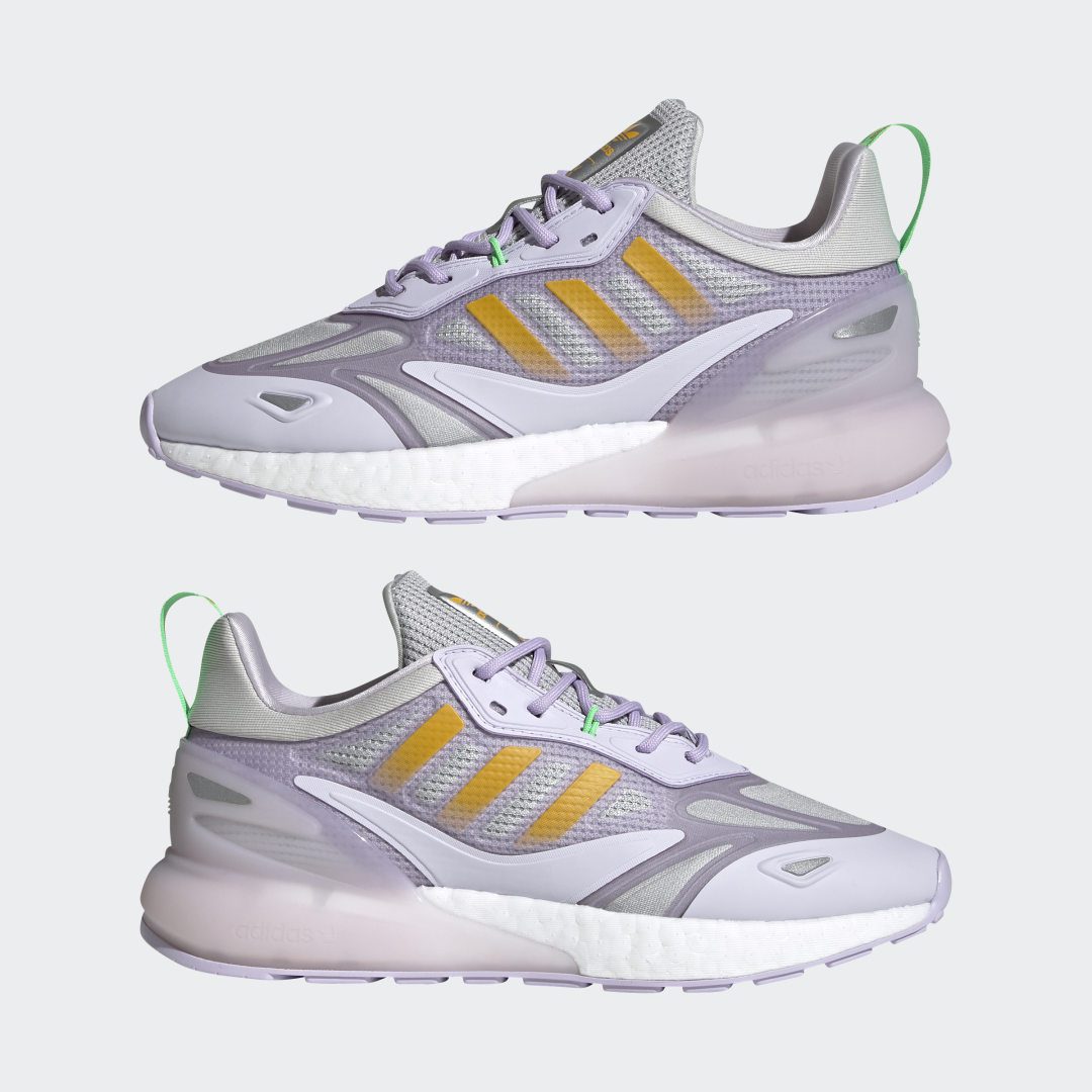 adidas ZX 2K Boost 2.0 Purple Tint / Semi Solar Gold / Matte Silver ...