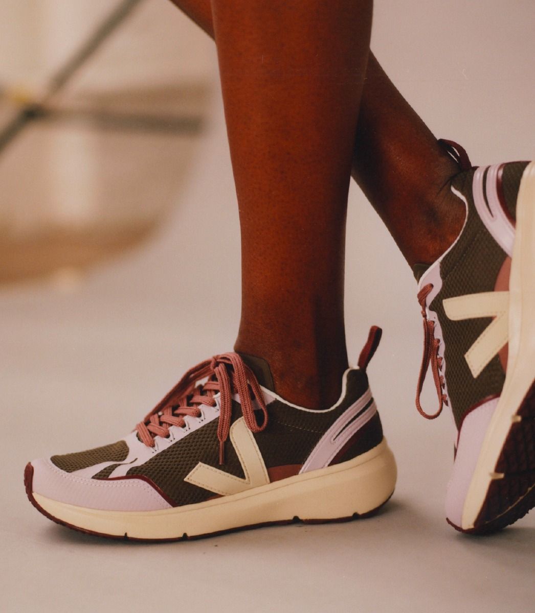 Veja CONDOR 2 ALVEOMESH KAKI PIERRE PARME (CL012481)