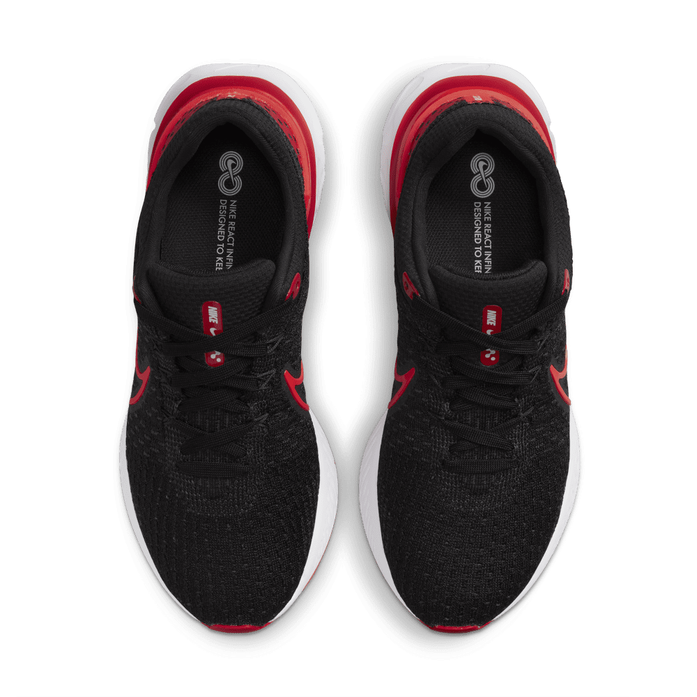 Nike React Infinity Run Flyknit 3 (straat) Zwart (DD3024-008)