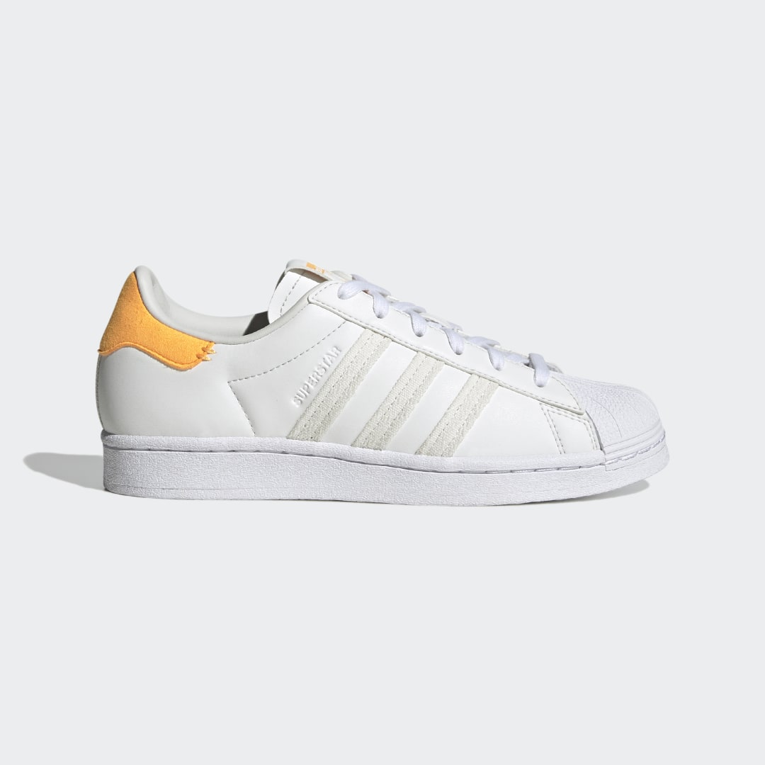 adidas Superstar Crystal White / Flash Orange / Core Black (GZ3452)