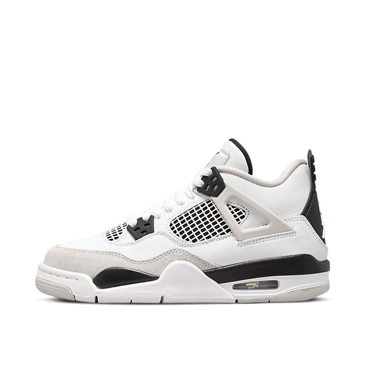 Air Jordan 4 Retro Military Black (GS) (408452-111)