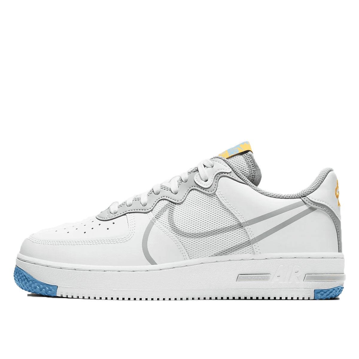 Nike Air Force 1 Low React White Light Smoke Grey (CT1020-100)