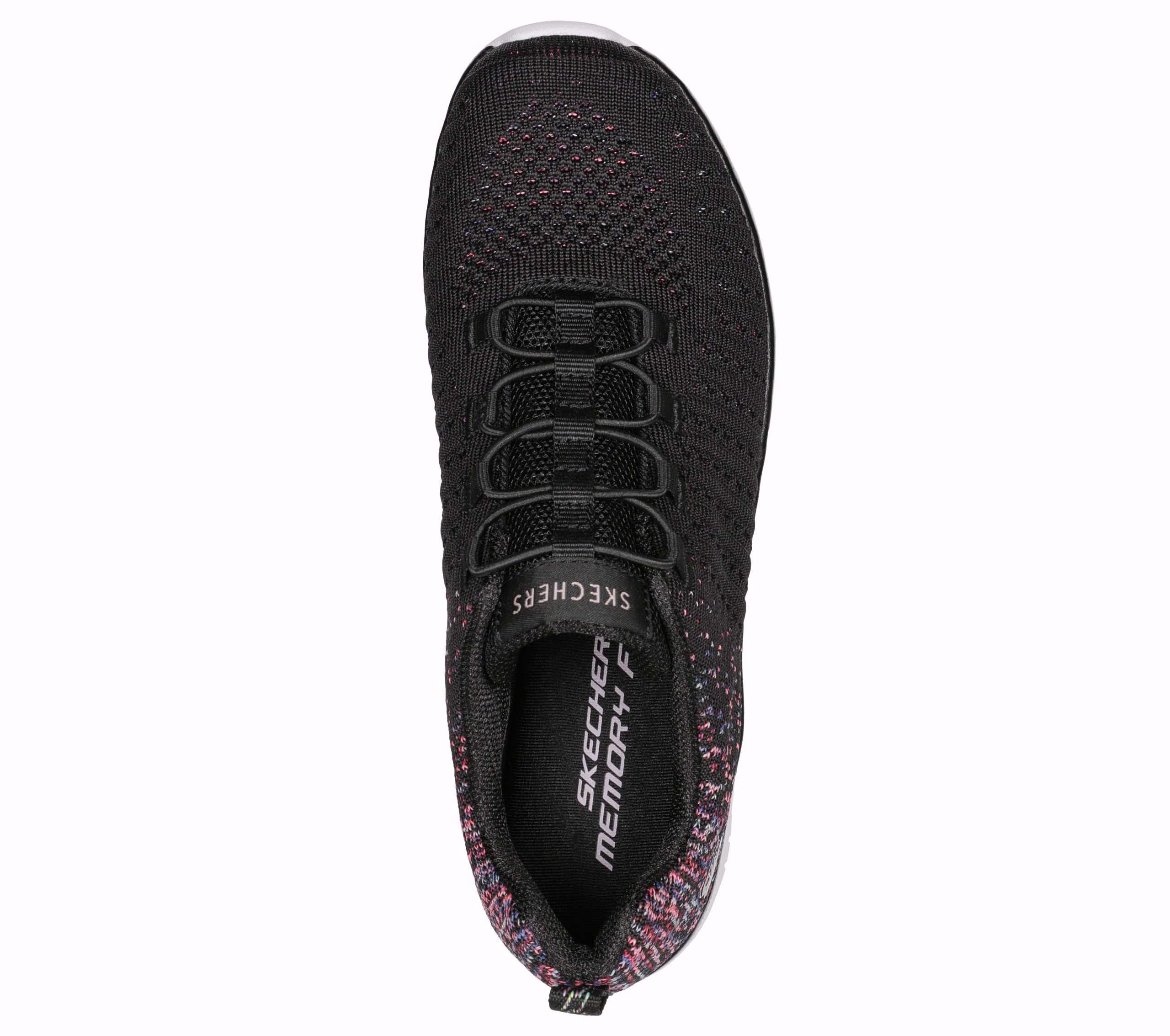 Skechers Virtue - Zwart / Roze (104411-BKPK)
