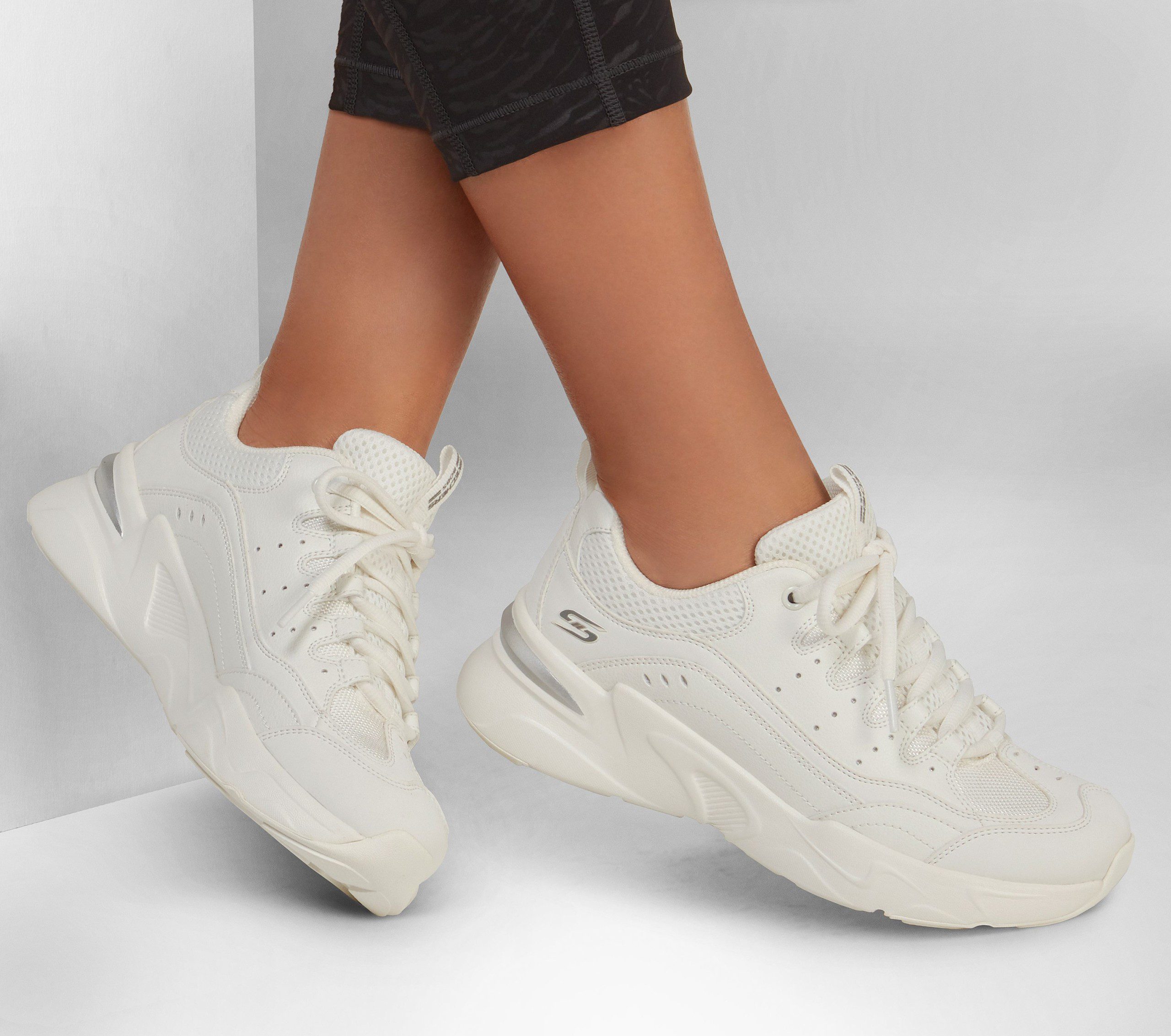 Skechers BOBS Sport Bamina - Star Strikez - Gebroken Wit (117355-OFWT)