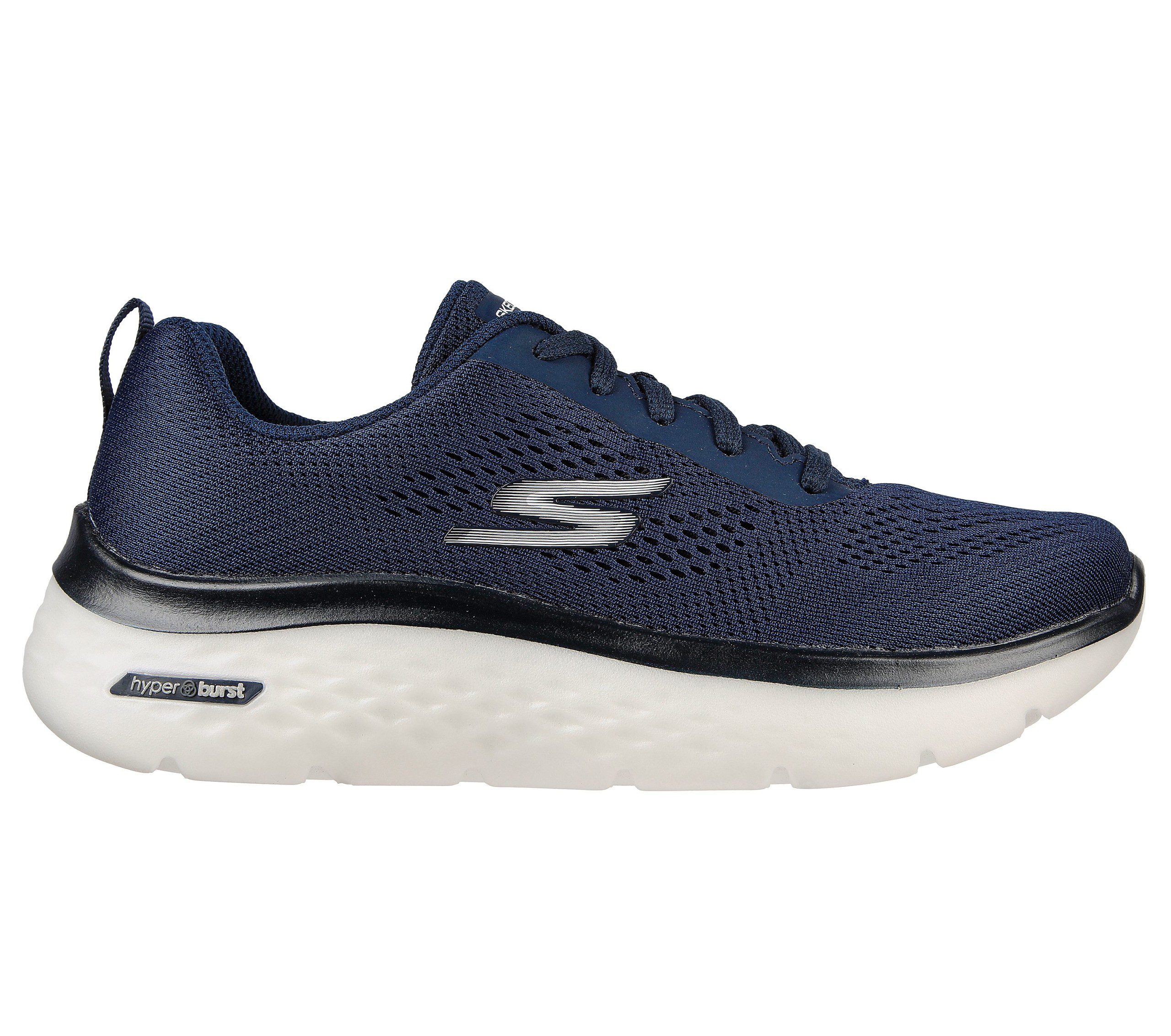 Skechers GO WALK Hyper Burst - Marine / Wit (124578-NVW)
