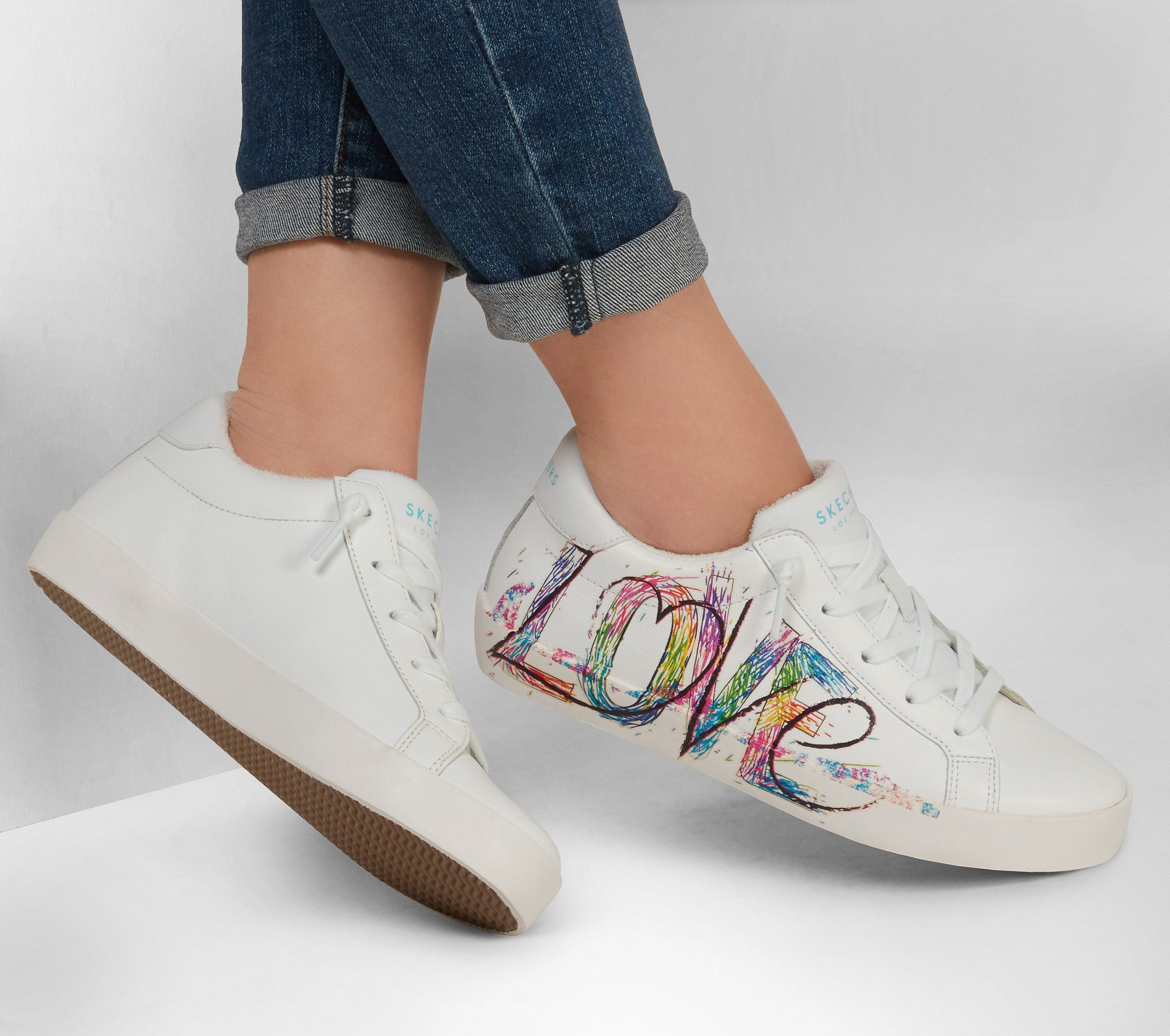 Skechers Diamond Starz - Young Love - Wit (155528-WHT)