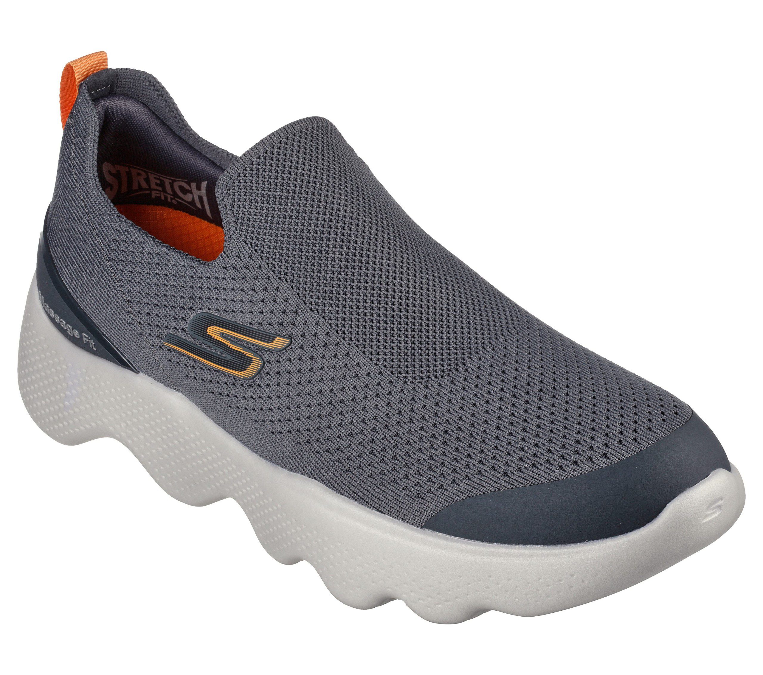 Skechers GO WALK Massage Fit - Tidal - Houtskool (216401-CHAR)
