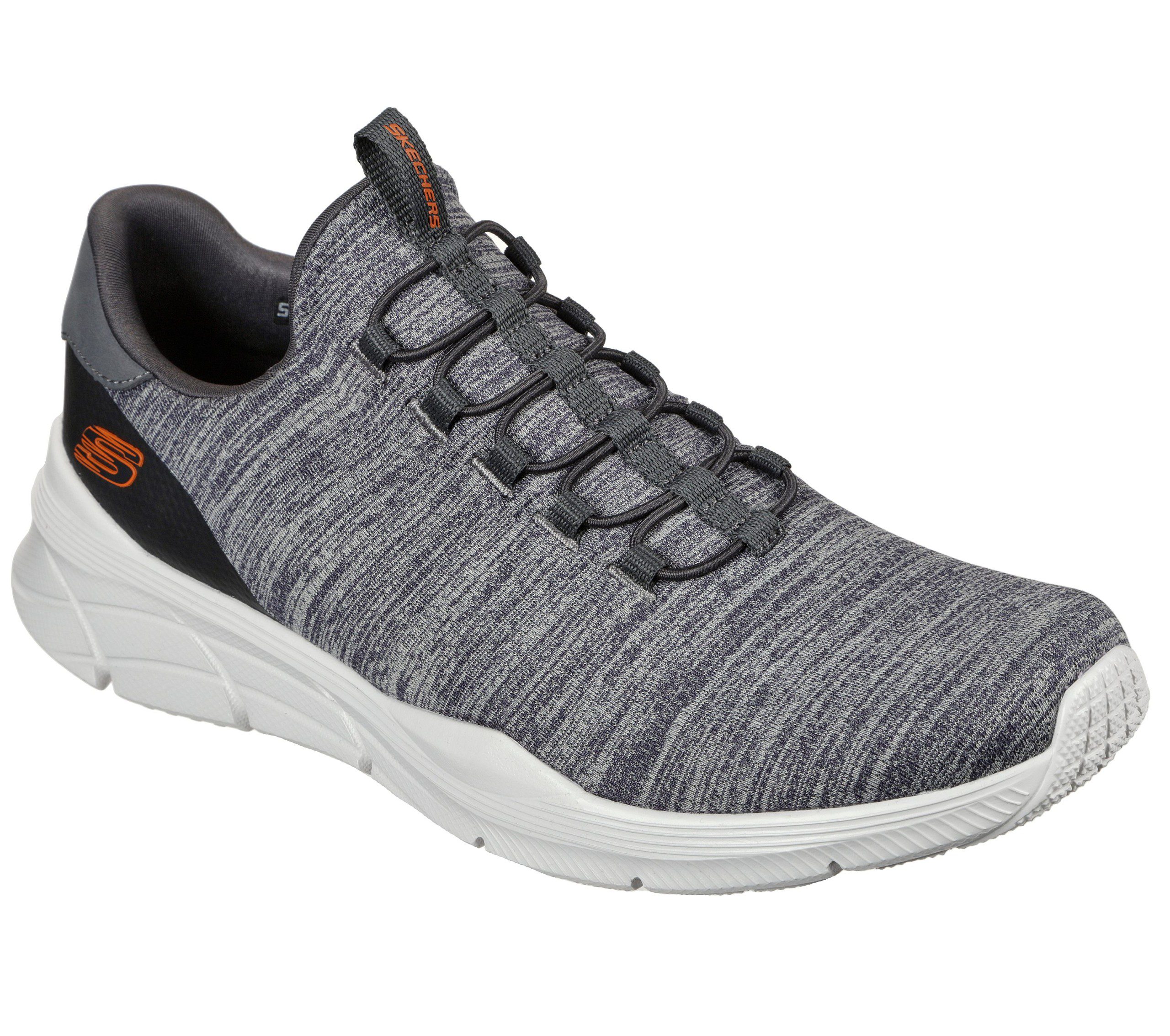 Skechers Relaxed Fit: Equalizer 4.0 - Voltis - Houtskool / Oranje ...
