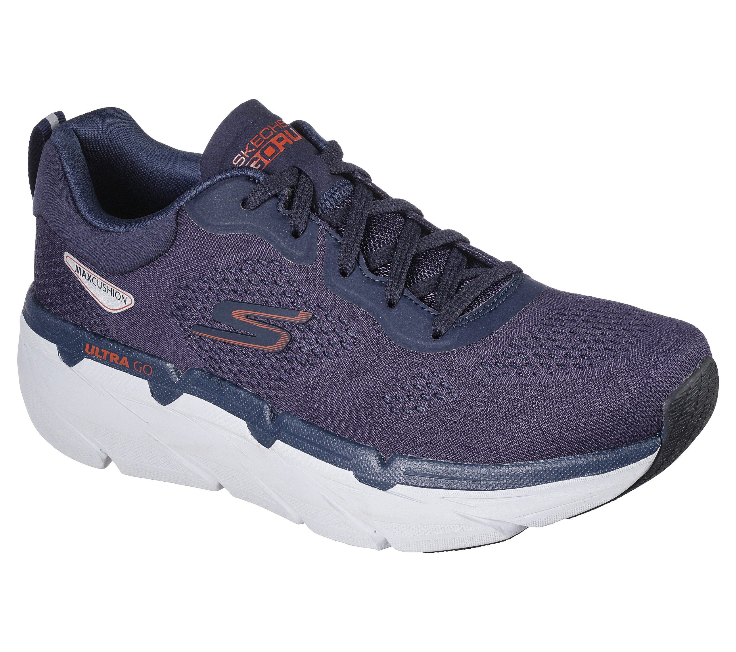 Skechers Max Cushioning Premier - Perspective - Marine / Oranje (220068 ...