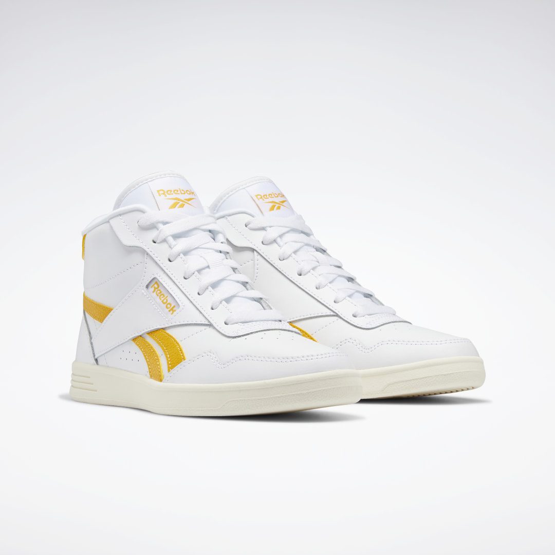 Reebok Club High Top Schoenen Cloud White / Fierce Gold / Chalk