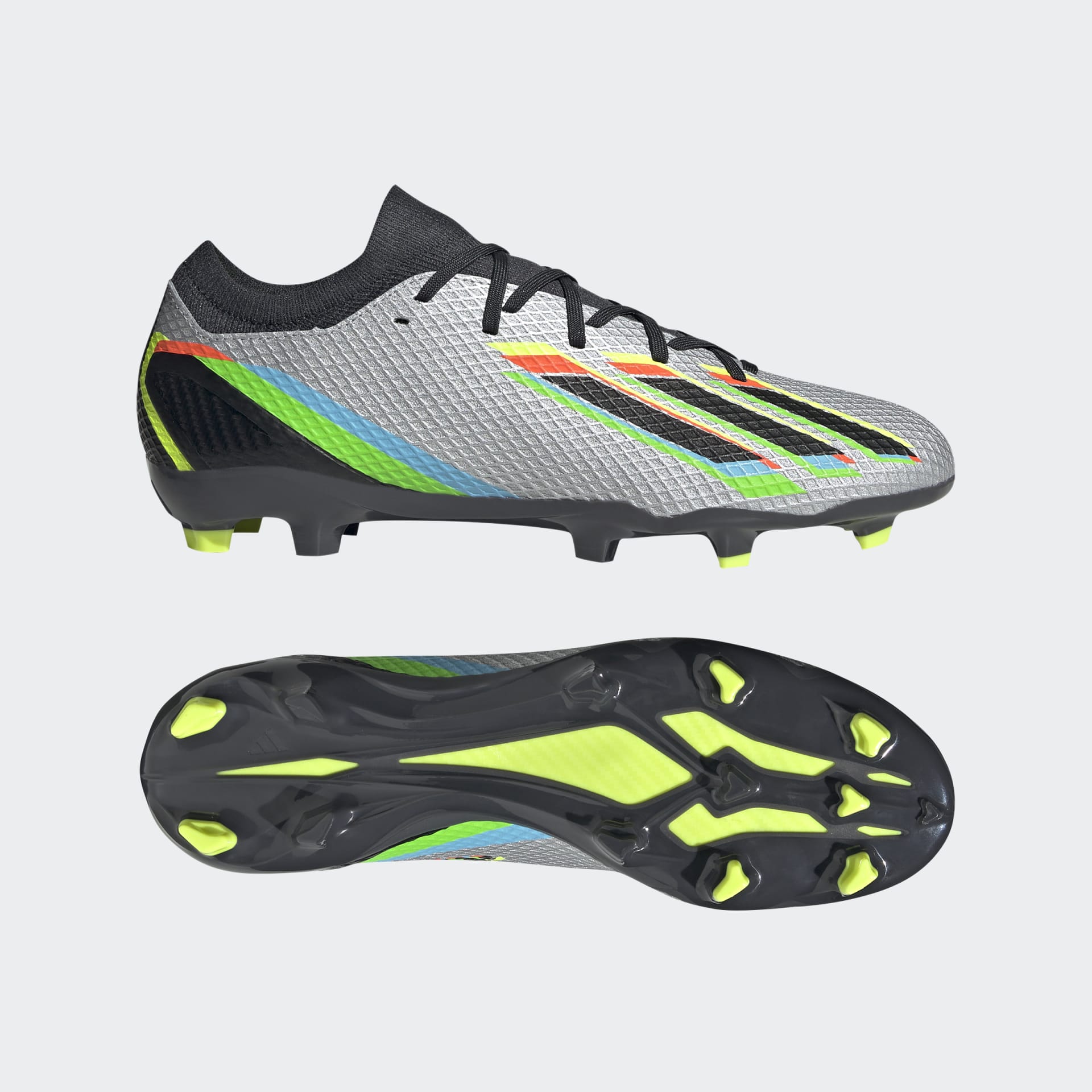 adidas X Speedportal.3 Firm Ground Voetbalschoenen Silver Metallic ...