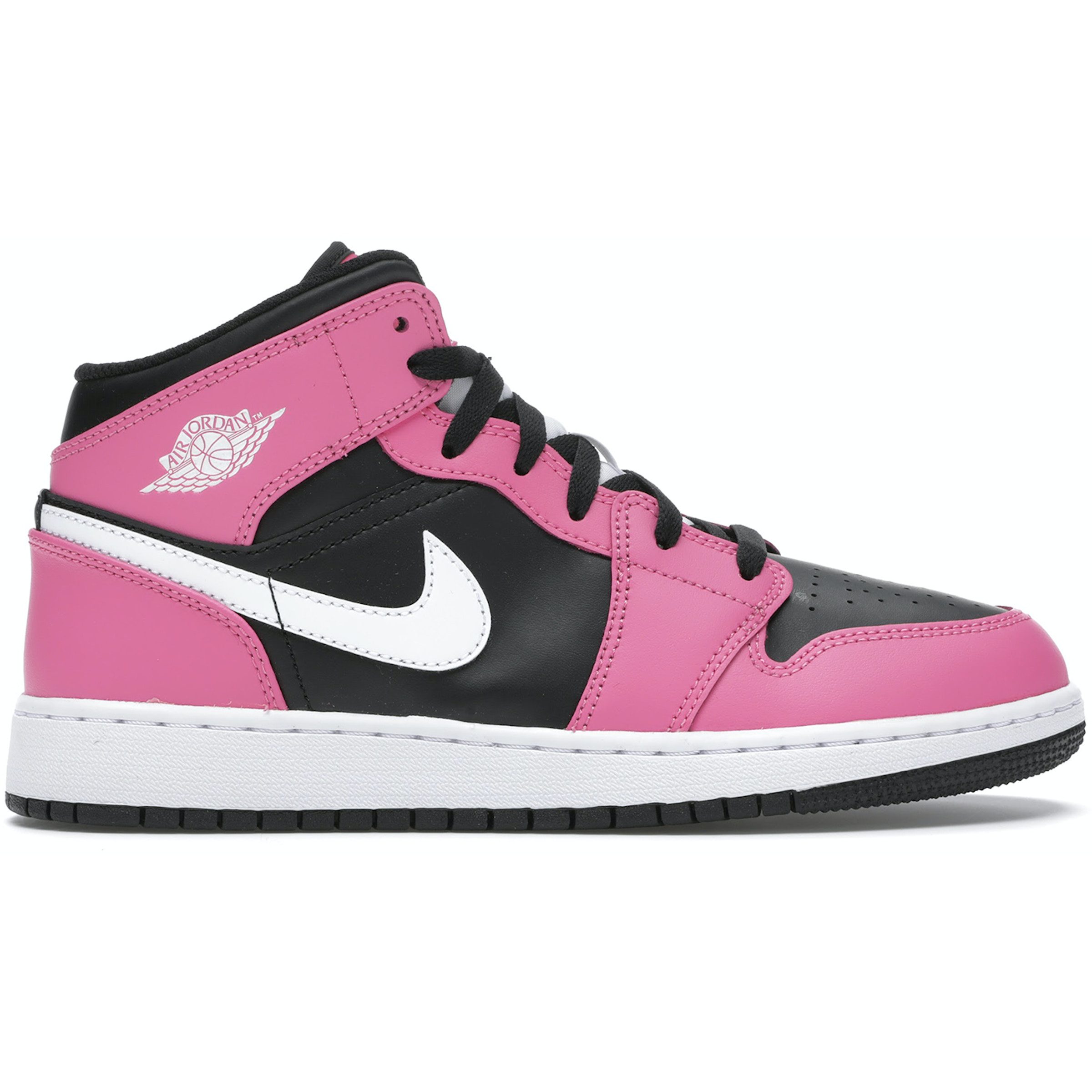 Jordan 1 Mid Pinksicle (GS) (555112-002)