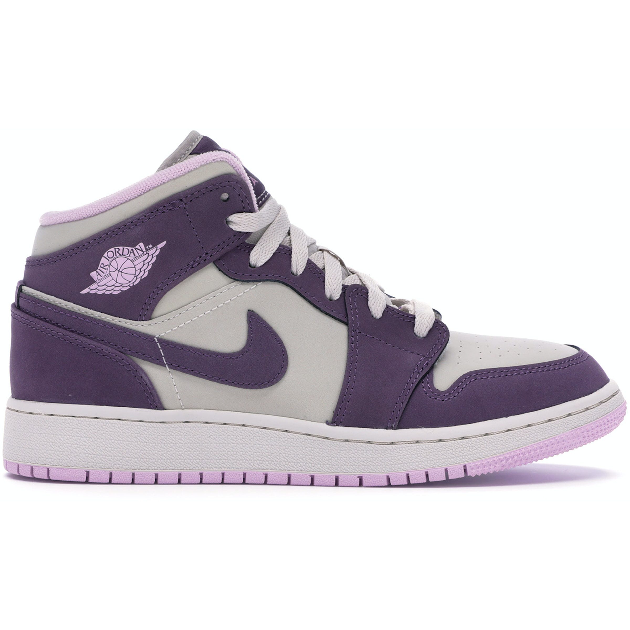 Jordan 1 Mid Pro Purple Desert Sand (GS) (555112-500)