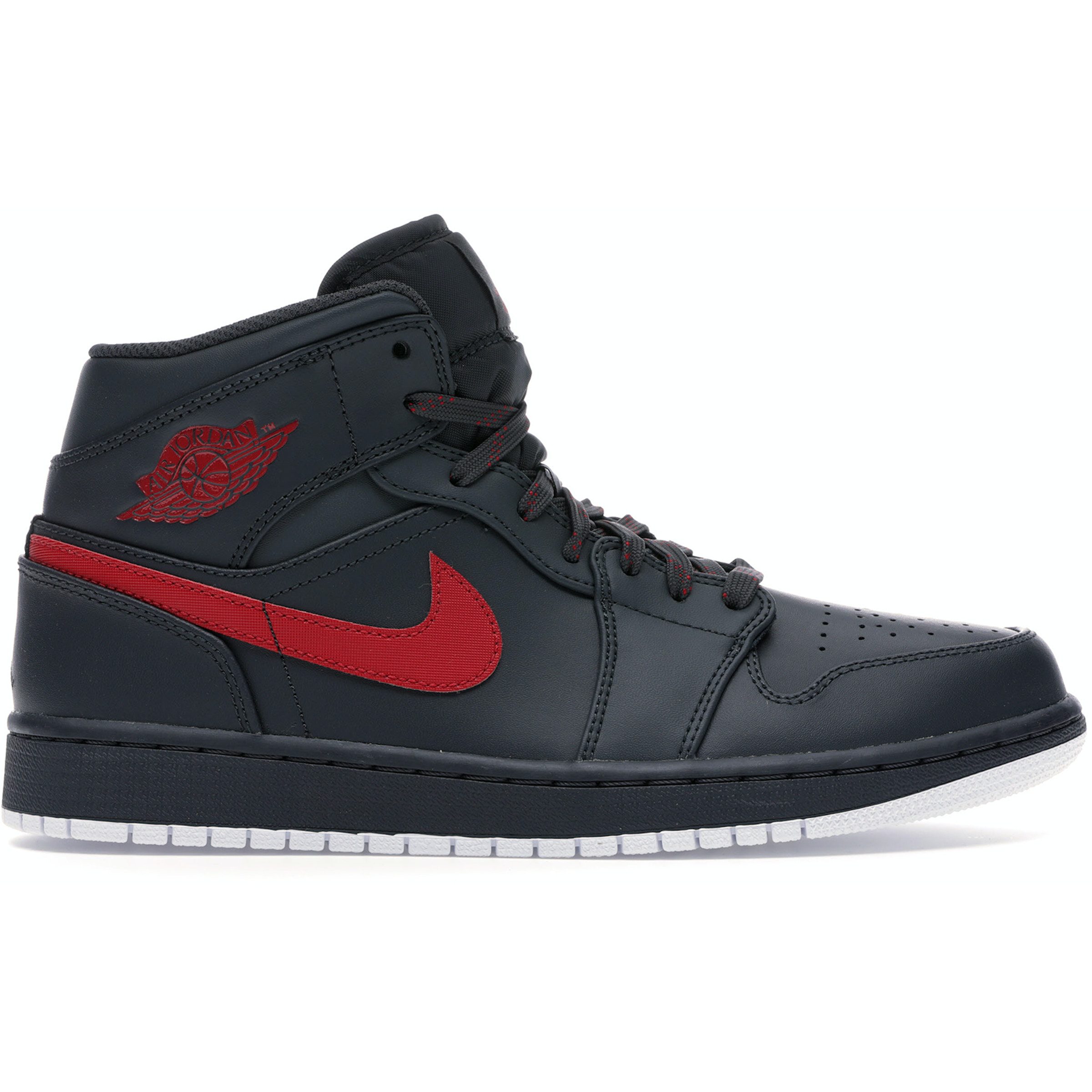 Jordan 1 Retro Mid Anthracite Gym Red (554724-045)