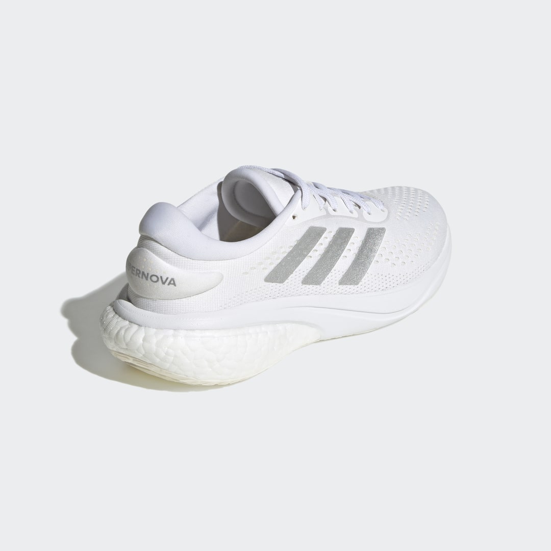 adidas Supernova 2 Running Cloud White / Silver Metallic / Cloud White ...