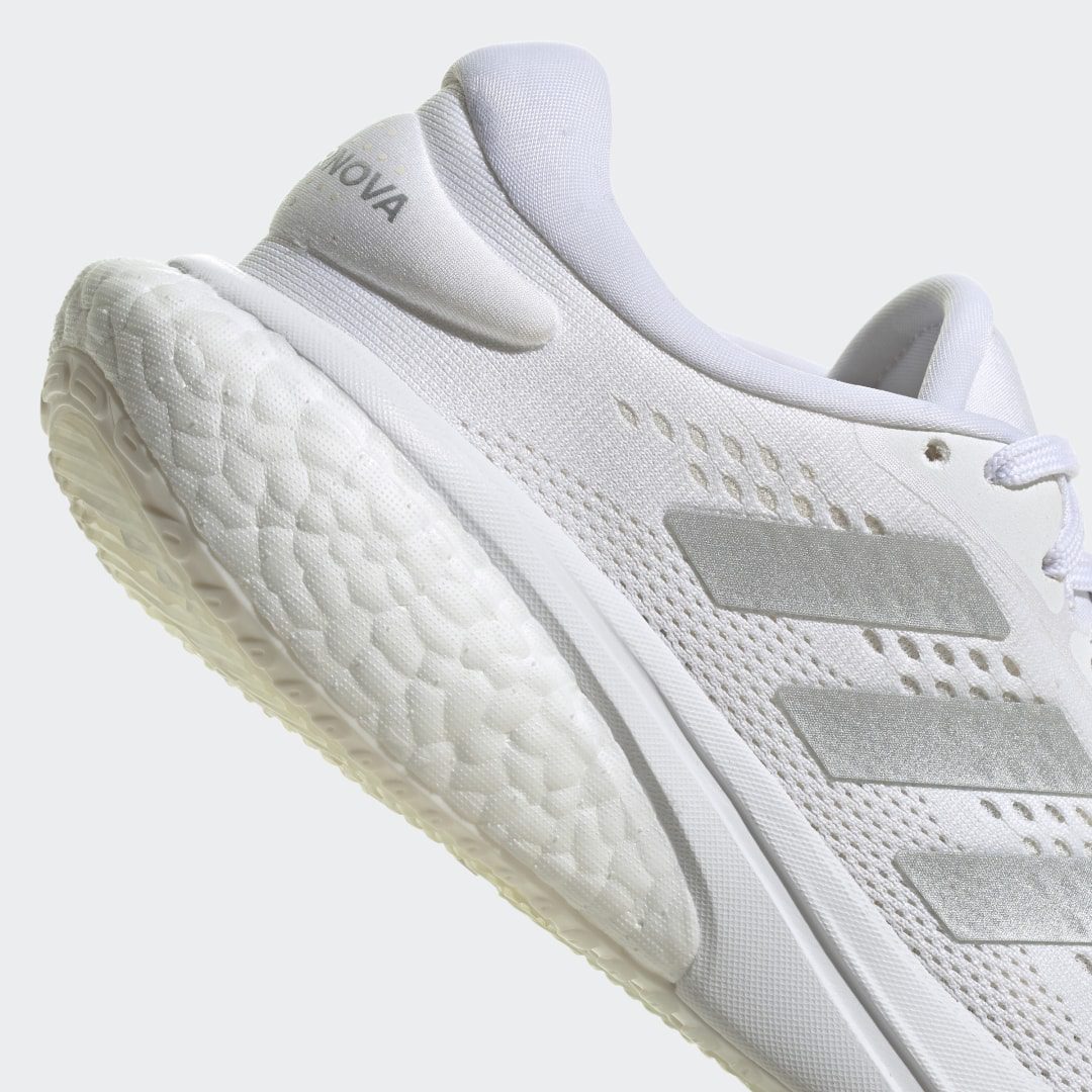 adidas Supernova 2 Running Cloud White / Silver Metallic / Cloud White ...