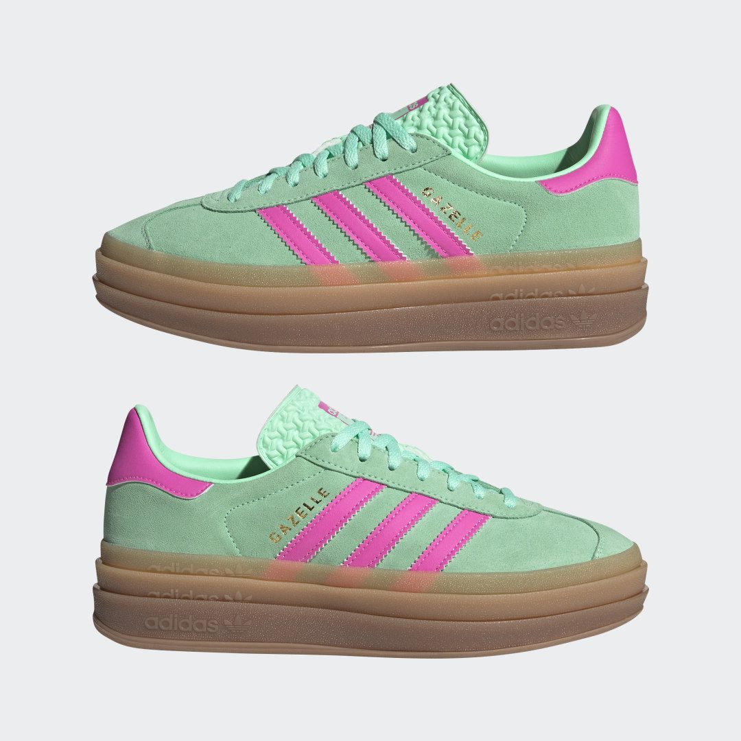 adidas Gazelle Bold Pulse Mint / Screaming Pink / Gum M2 (H06125)