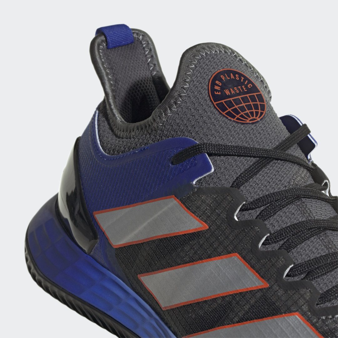 adidas adizero Ubersonic 4 Clay Court Tennis Grey Six / Silver Metallic ...