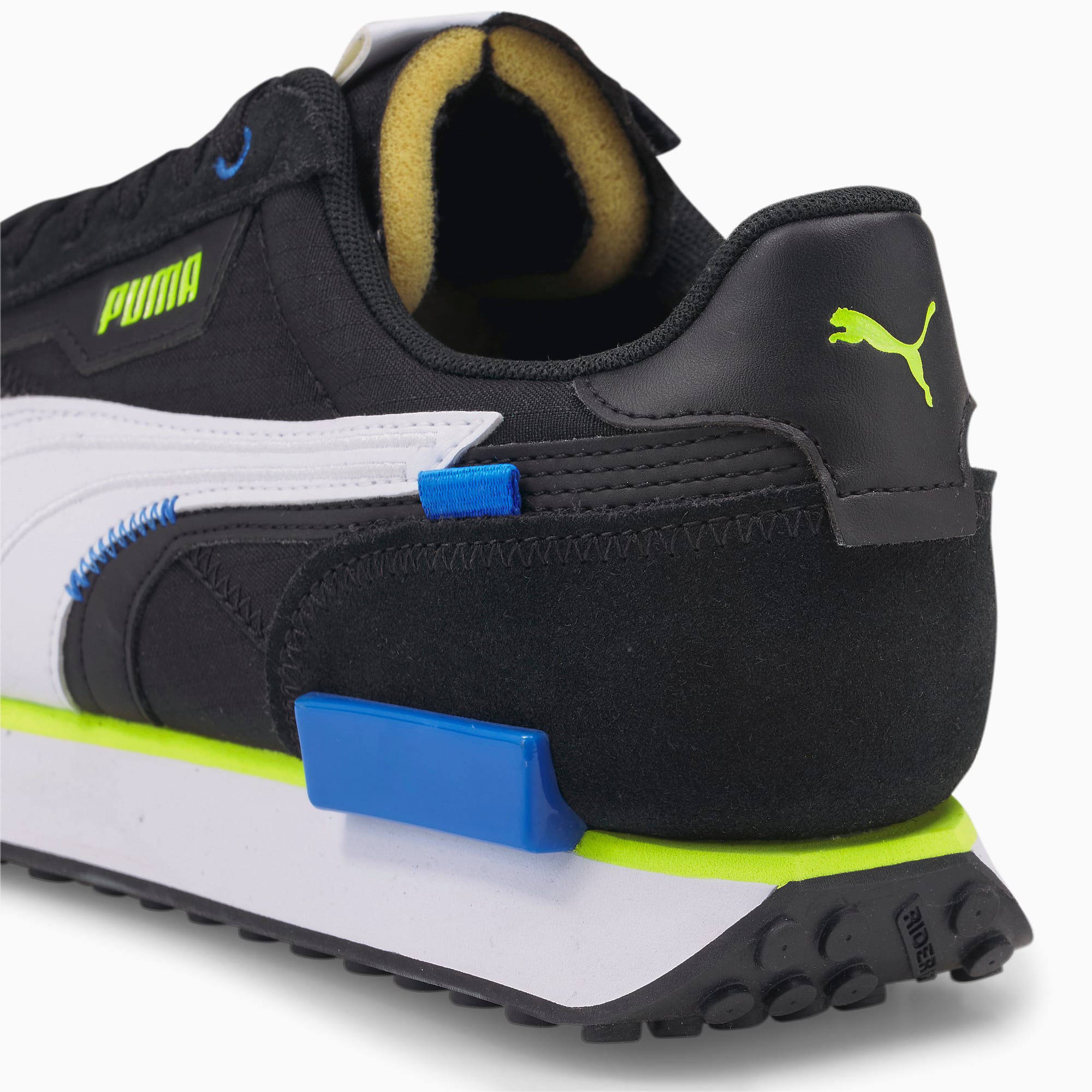 Puma Future Rider Displaced Wit/Groen/Zwart (383148-17)