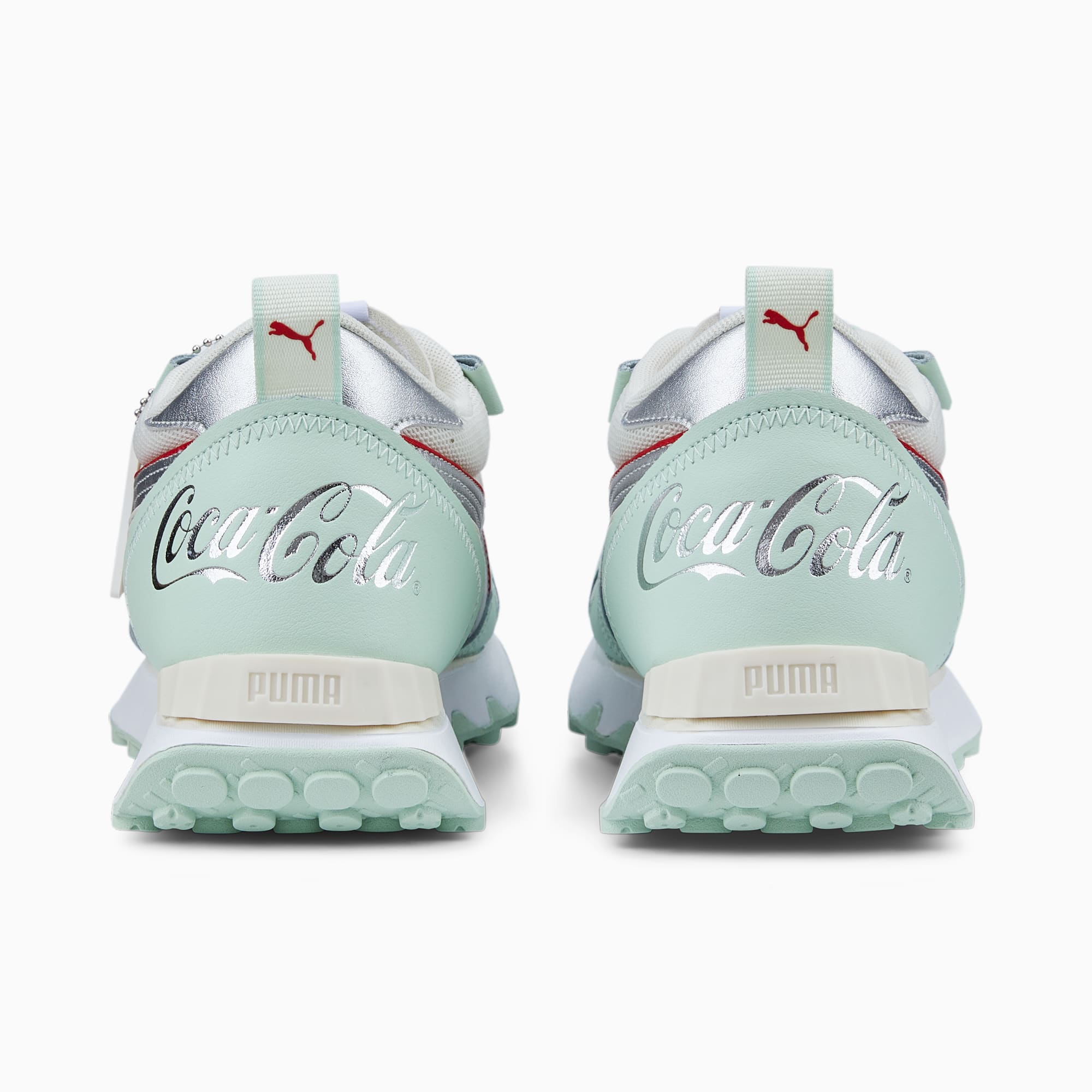 Puma x COCA-COLA Rider FV Limited-Edition Groen/Zilver (387217-01)