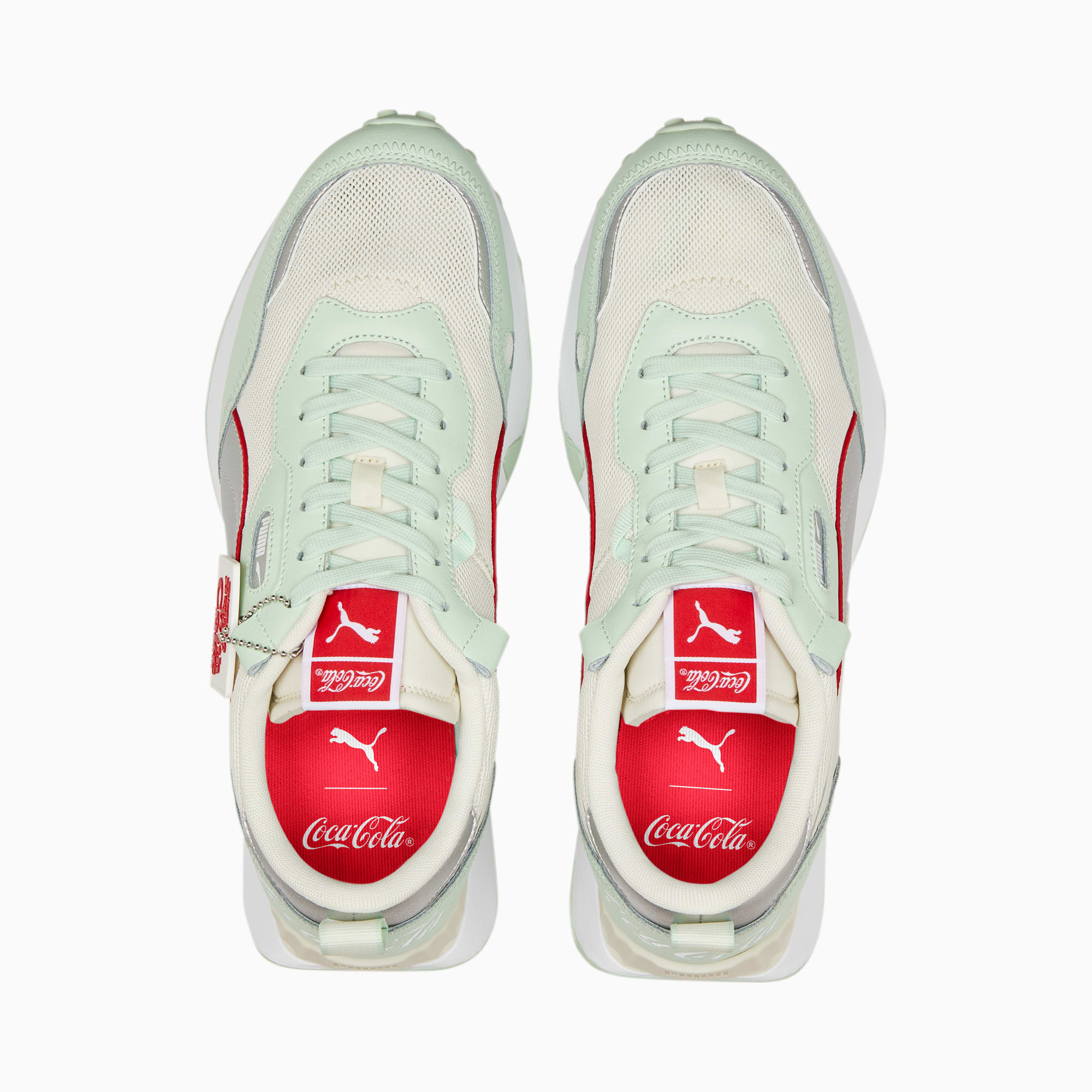 Puma x COCA-COLA Rider FV Limited-Edition Groen/Zilver (387217-01)