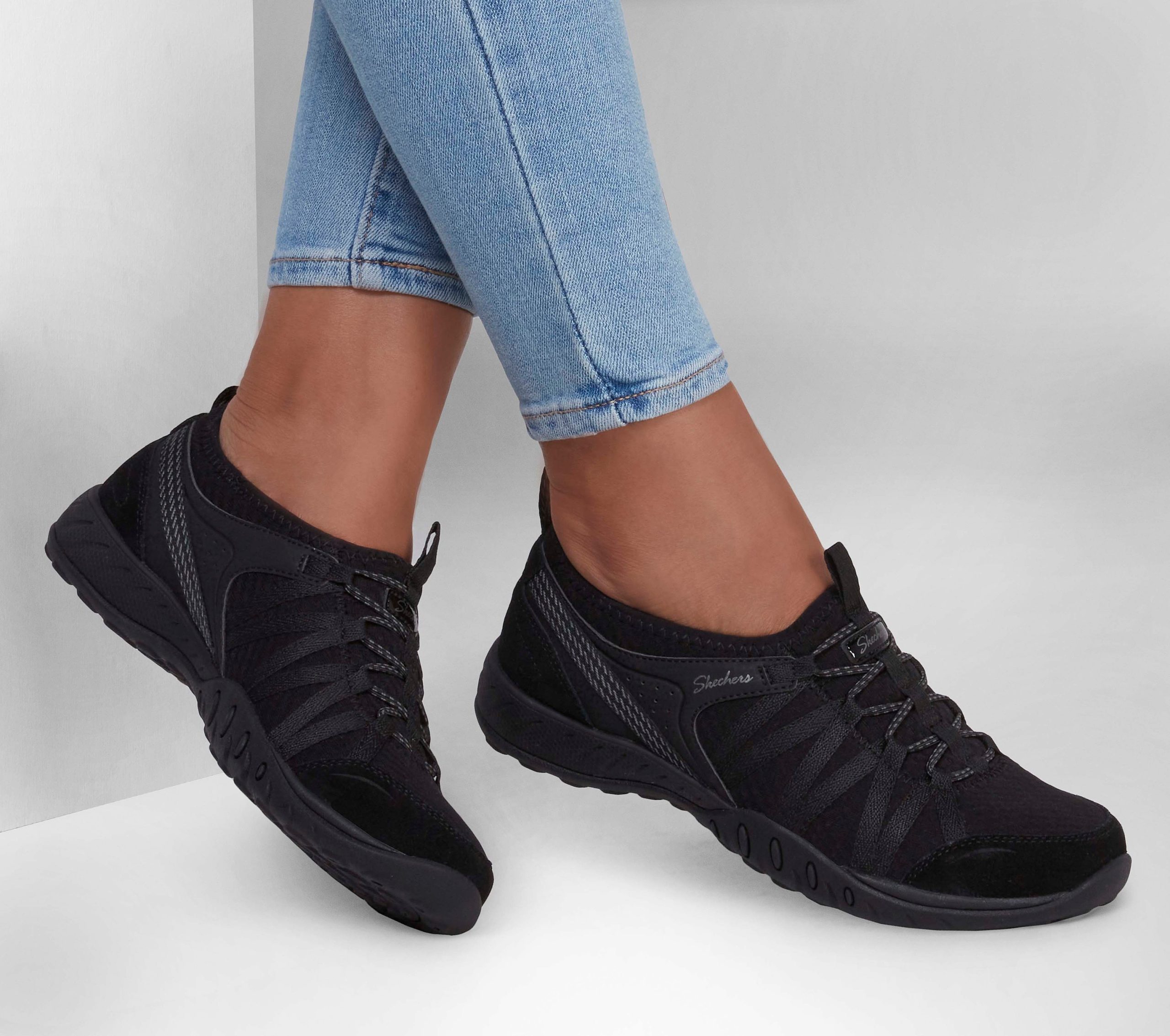 Skechers Relaxed Fit: Breathe-Easy Rugged - Zwart (100561-BBK)