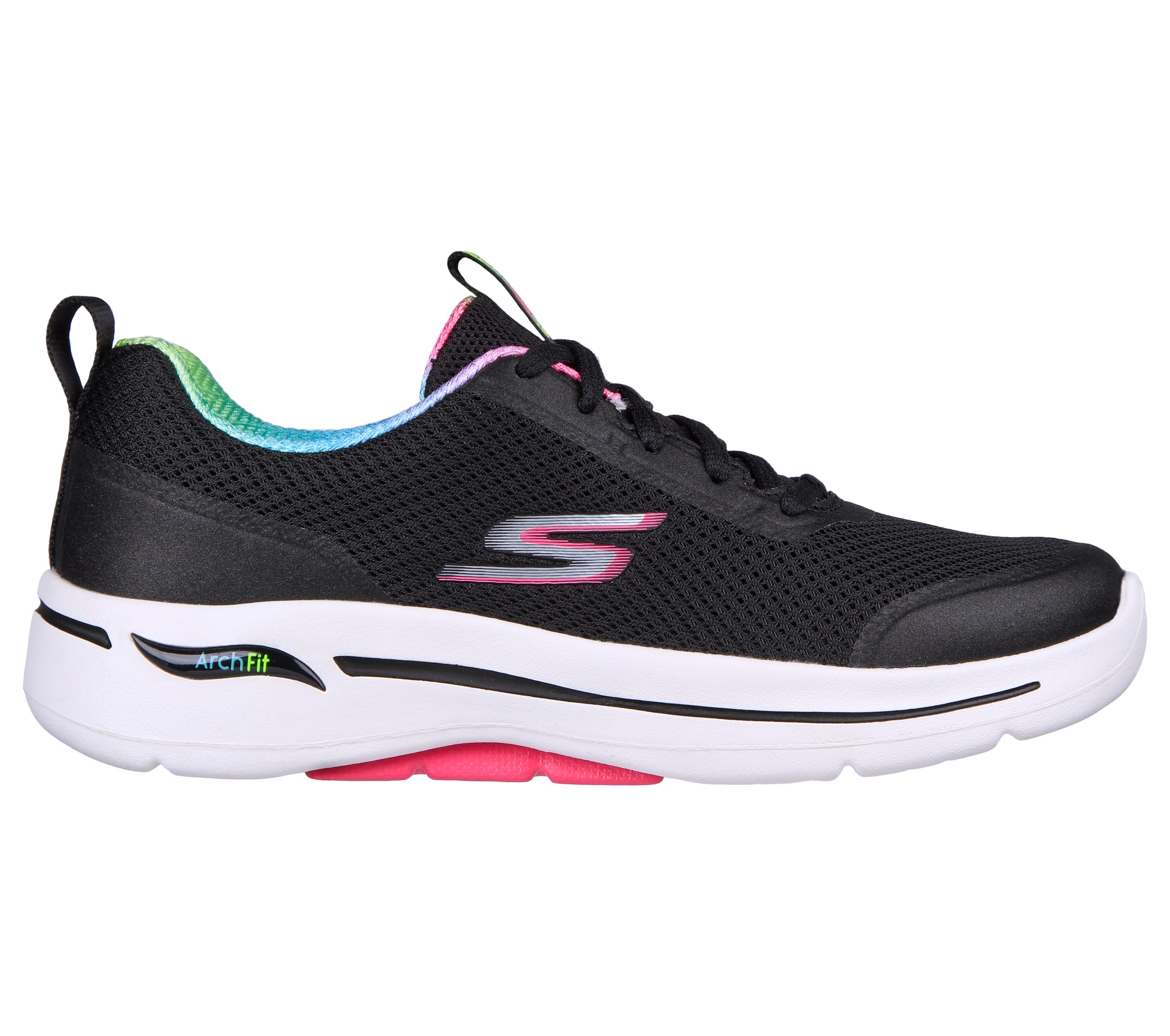 Skechers Skechers GO WALK Arch Fit - Fun Voyage - Zwart / Heet Roze ...