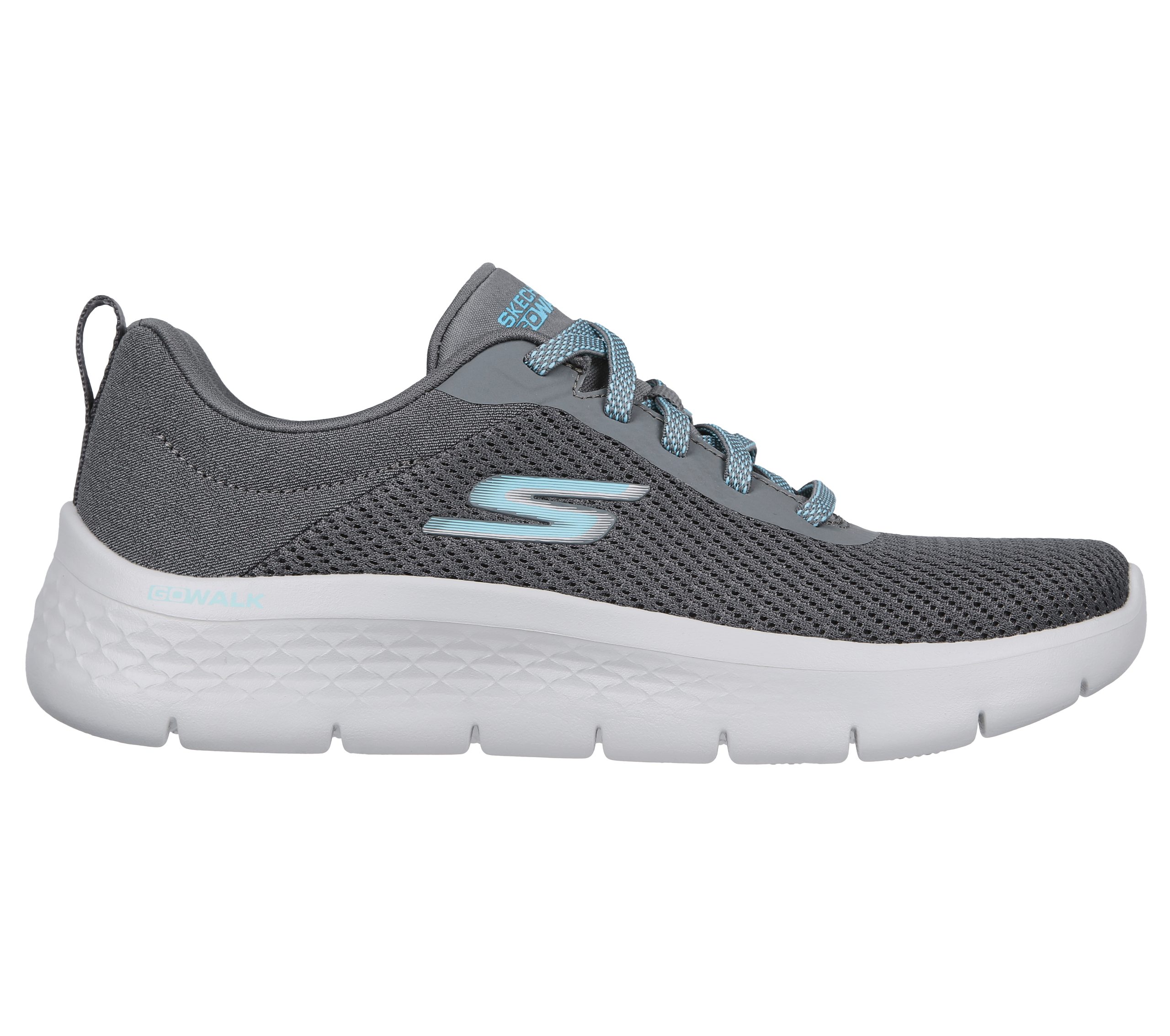Skechers Skechers GO WALK FLEX - Alani - Houtskool / Turkoois (124952-CCTQ)