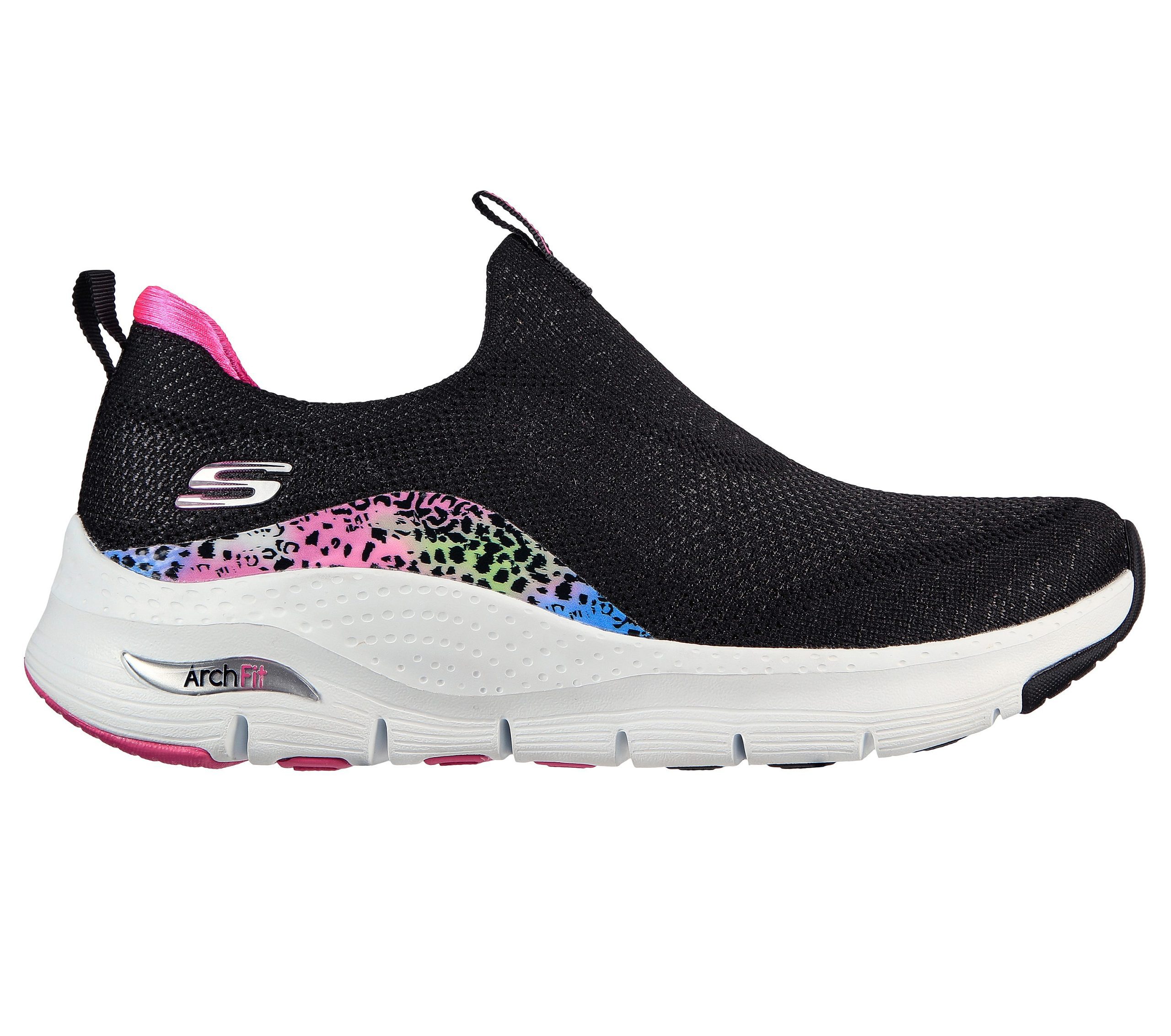 Skechers Skechers Arch Fit - Big Dreams - Zwart / Heet Roze (149715-BKHP)