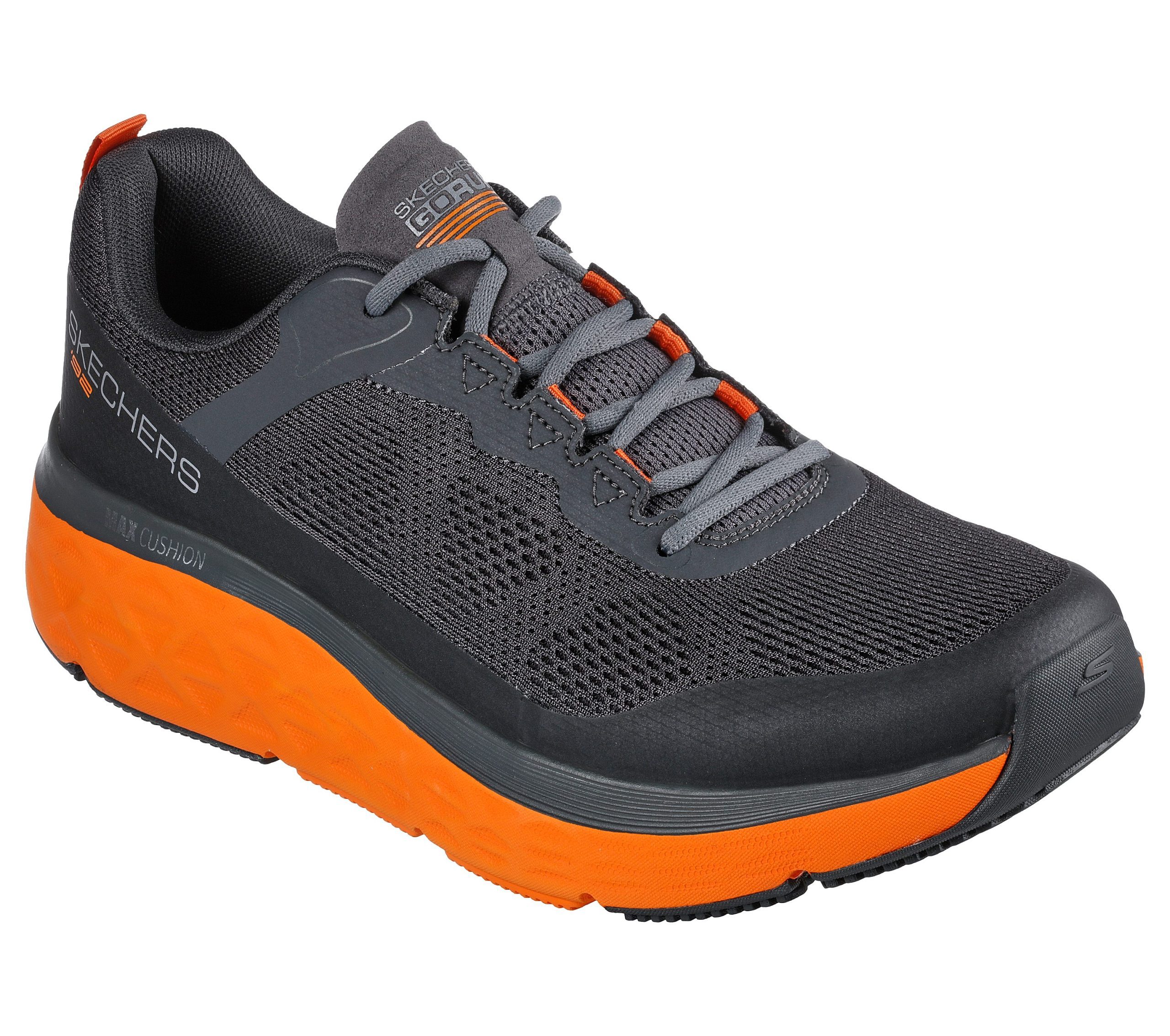 Skechers Max Cushioning Delta - Houtskool / Oranje (220351-CCOR)