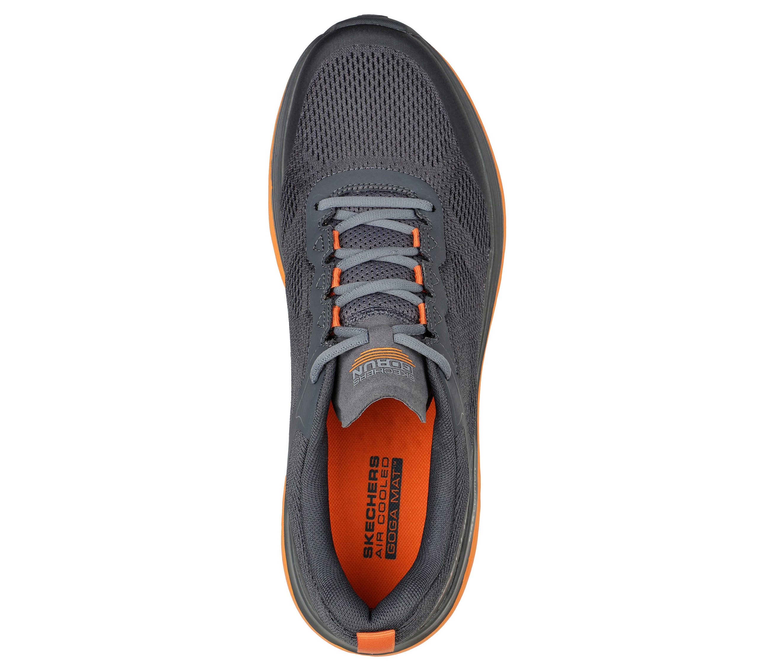 Skechers Max Cushioning Delta - Houtskool / Oranje (220351-CCOR)