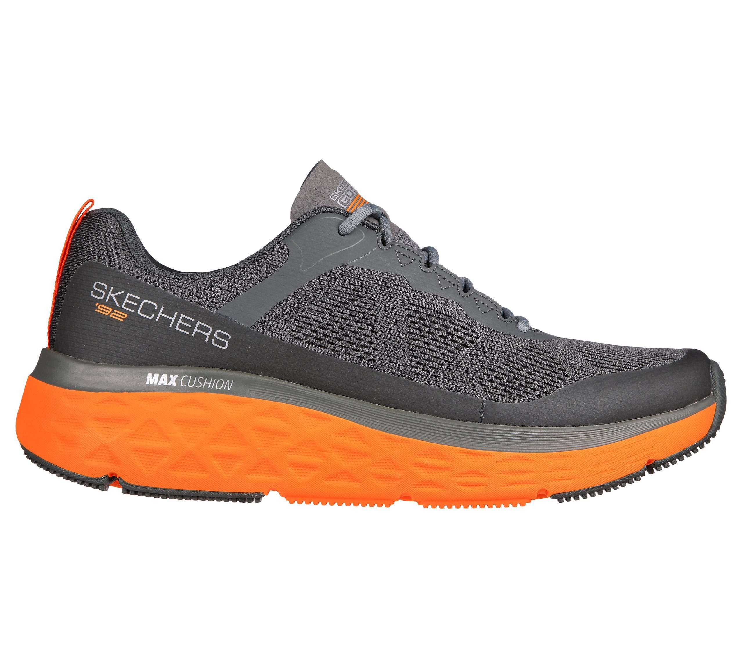 Skechers Max Cushioning Delta - Houtskool / Oranje (220351-CCOR)