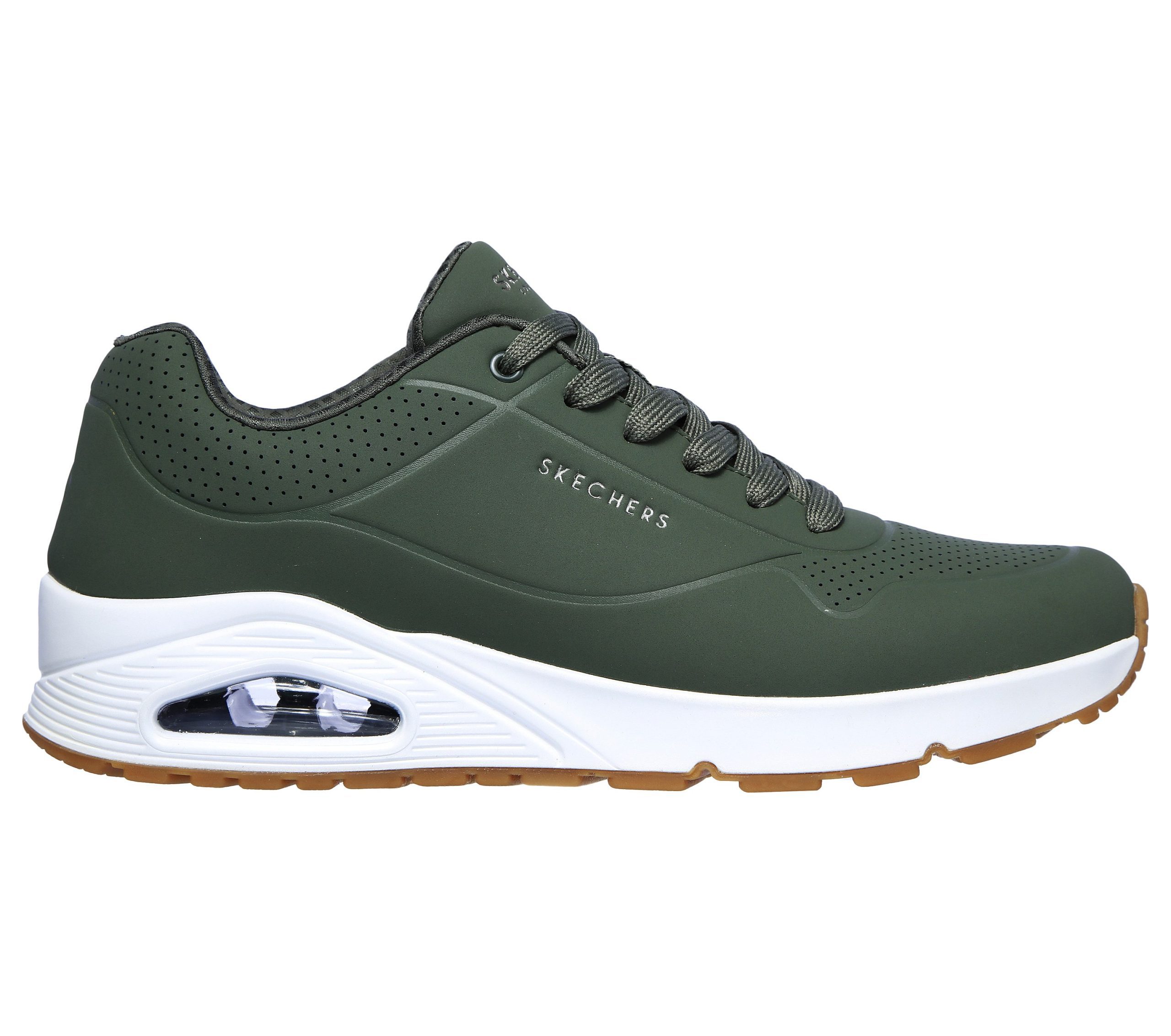 Skechers Uno - Stand On Air - Olijf (52458-OLV)
