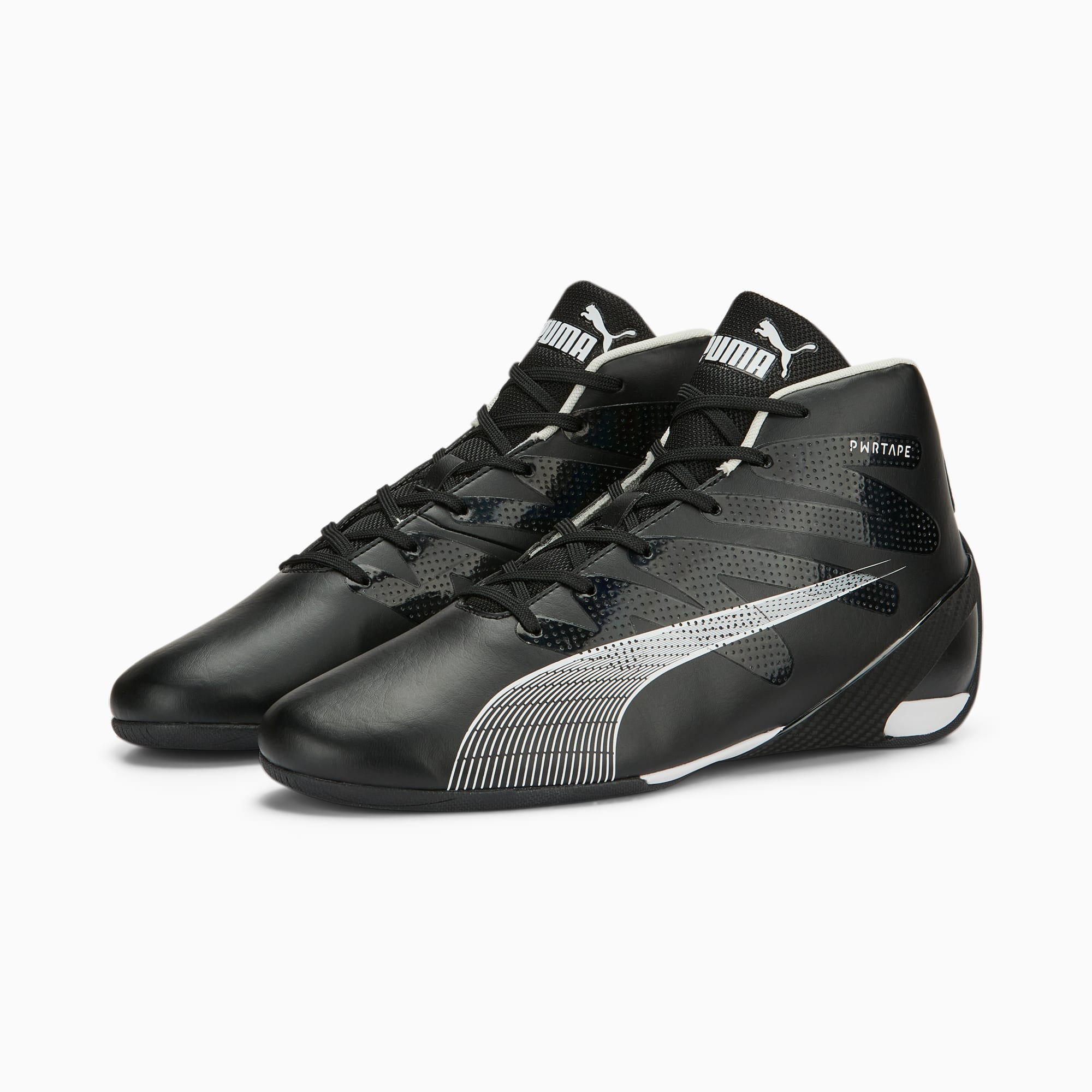 Puma Scuderia Ferrari Carbon Cat Mid rijschoenen Wit/Zwart (307545-01)