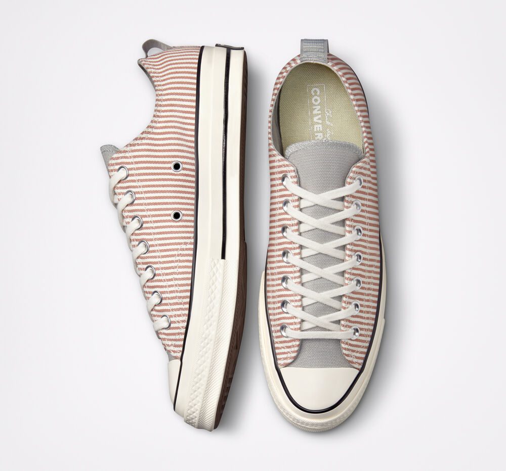 Converse Chuck 70 Crafted Stripe Mineral Clay/slate Sage/egret