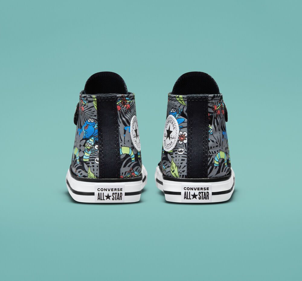 Converse Chuck Taylor All Star Easy-On Plants Zwart/mason/lime Rave/wit
