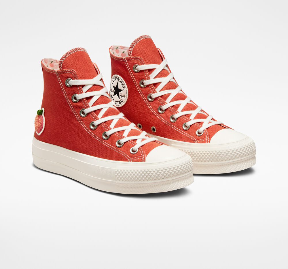 Converse Chuck Taylor All Star Lift Platform Peaches Mantra Orange ...