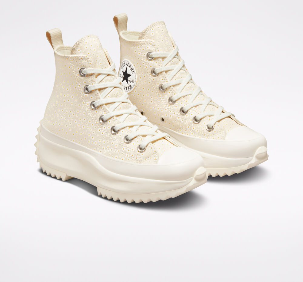 Converse Run Star Hike Platform Daisy Egret/natural Ivory/amarillo