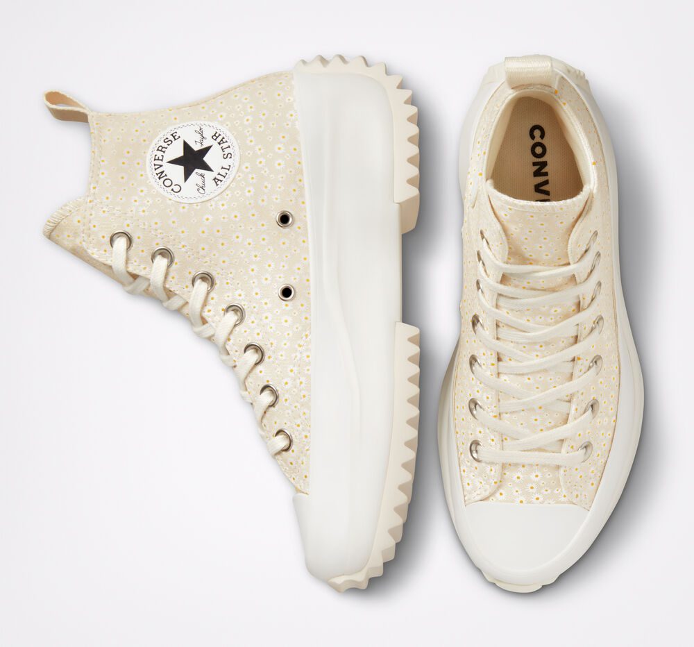 Converse Run Star Hike Platform Daisy Egret/natural Ivory/amarillo