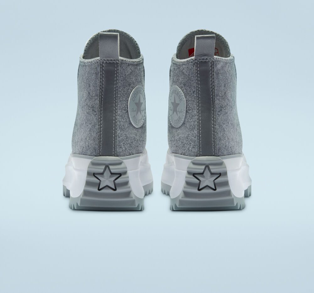 Converse Black Ice Run Star Hike Ash Stone/zilver/wit