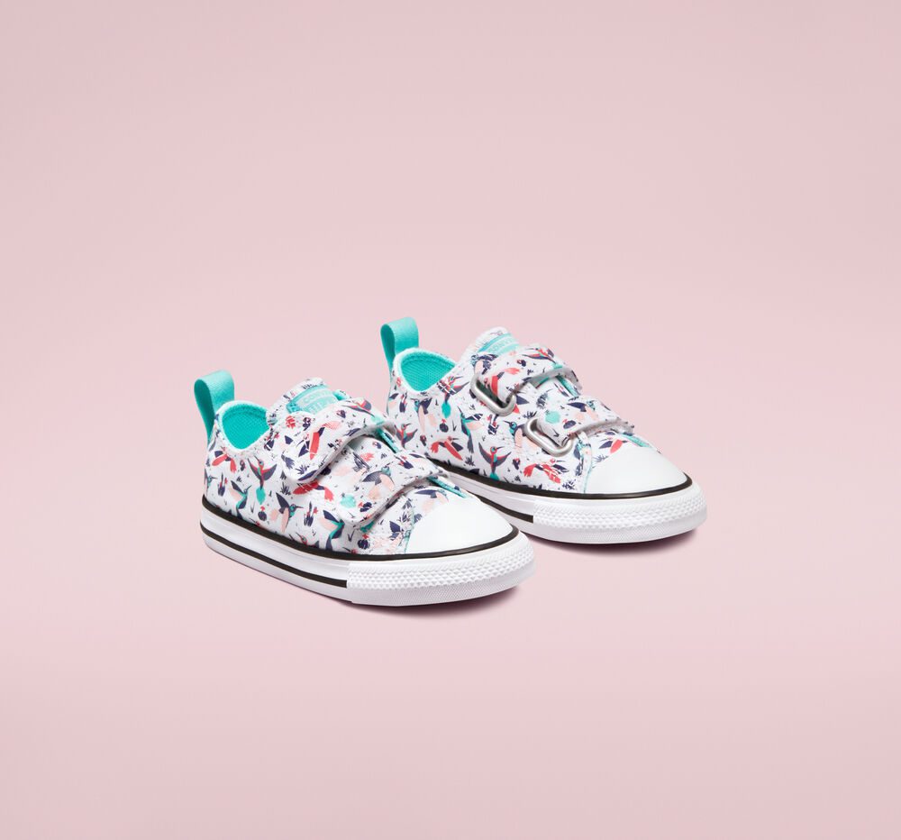 Converse Chuck Taylor All Star Easy-On Bright Hummingbirds Wit/light Aqua