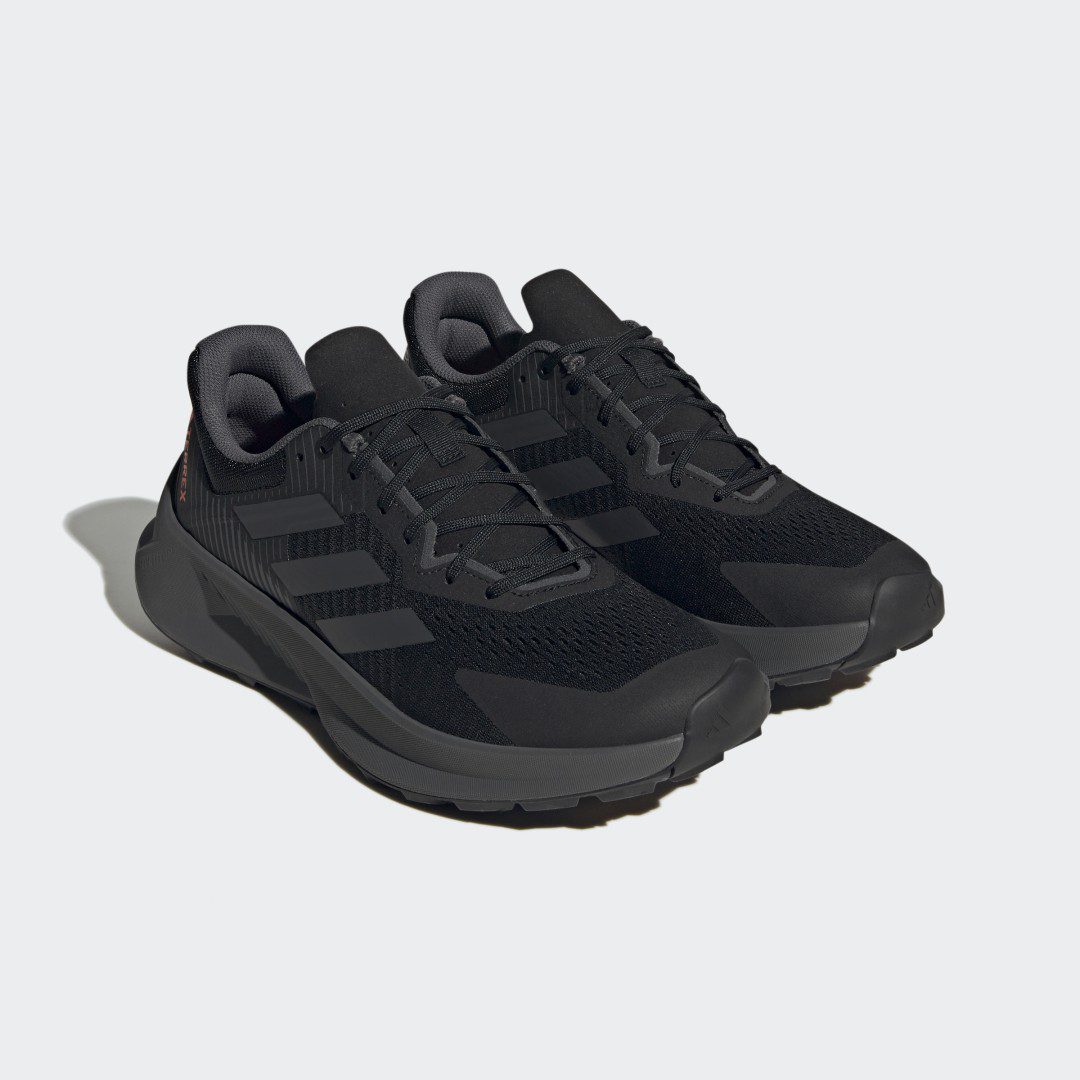 adidas TERREX Soulstride Flow Trail Running Core Black / Grey Six ...