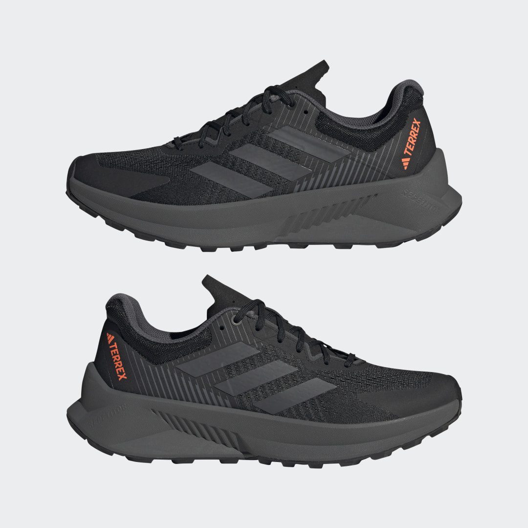adidas TERREX Soulstride Flow Trail Running Core Black / Grey Six ...